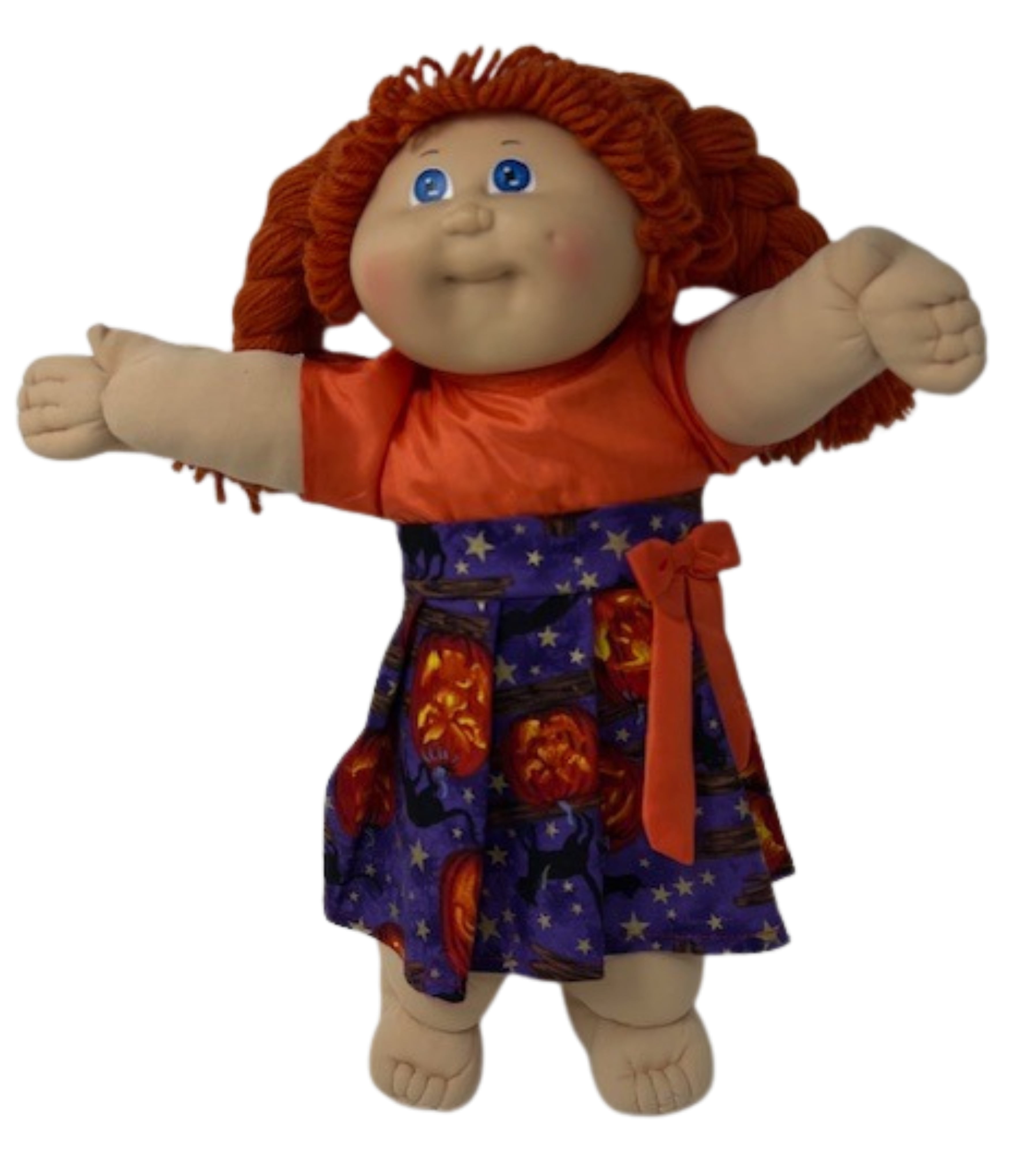 Doll Clothes Superstore Handmade Jack o Lantern Dress Fits Cabbage Patch Kid Dolls - Walmart.com