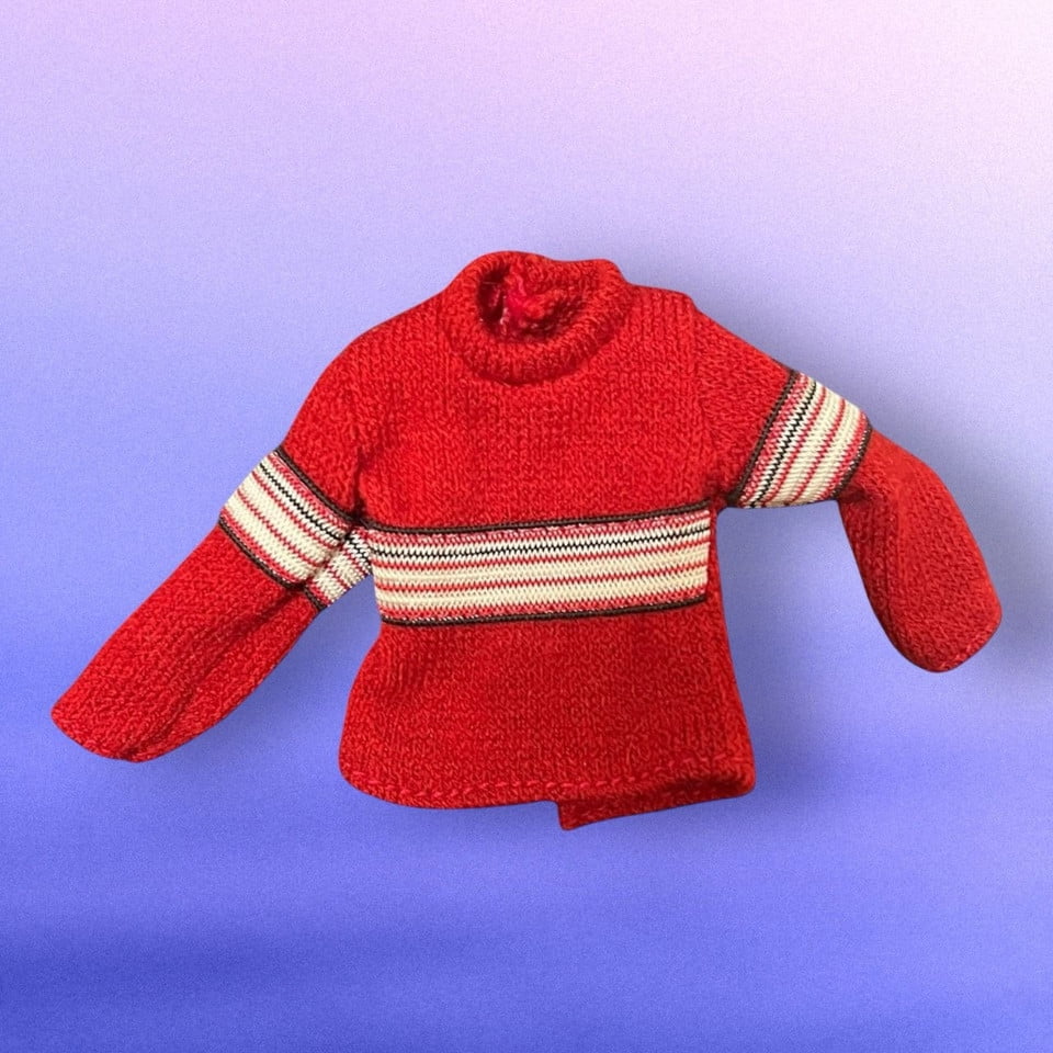 Doll Clothes The World of Love HASBRO Sport Gear Red Sweater - Walmart.com