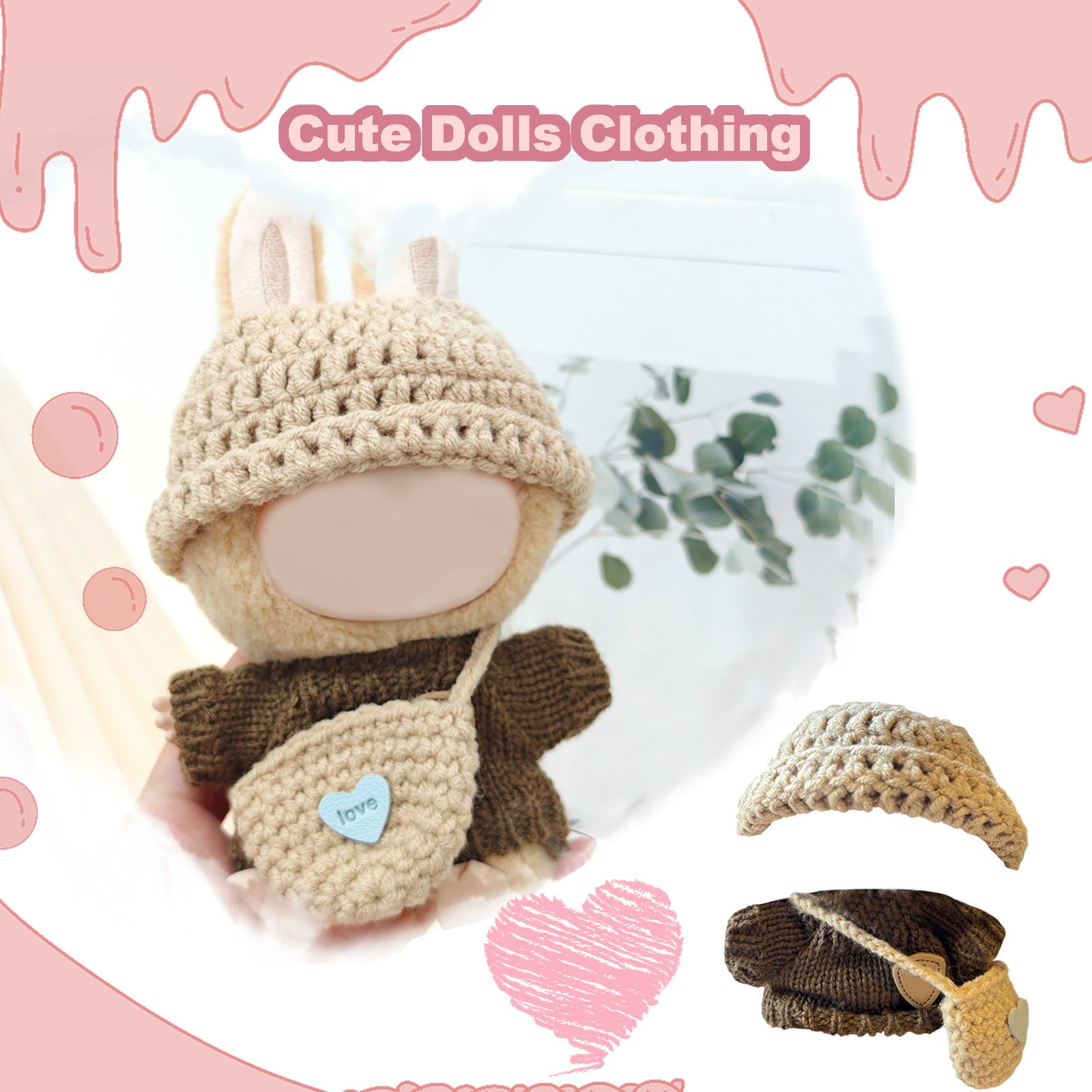 Doll Clothes for 17 cm Dolls Cute Designer Doll Clothes Have a Seat ...