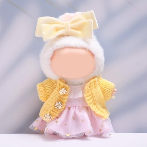 Doll Clothes for Labubu - Handmade Crochet Outfit for 17cm Labubu ...