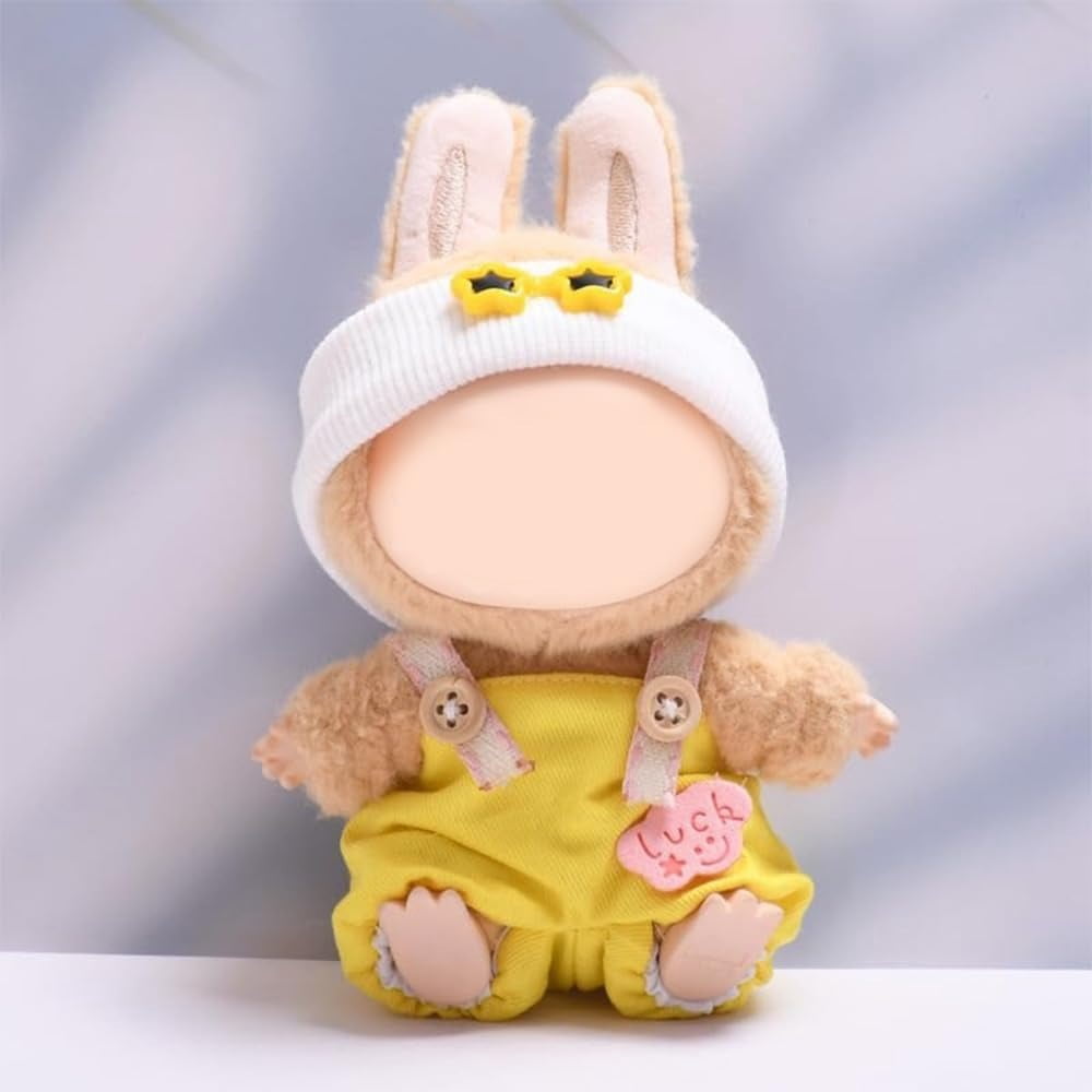 Doll Clothes for Labubu - Handmade Crochet Outfit for 17cm Labubu ...