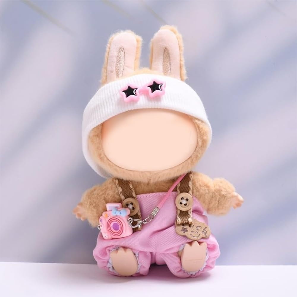 Doll Clothes for Labubu - Handmade Crochet Outfit for 17cm Labubu ...