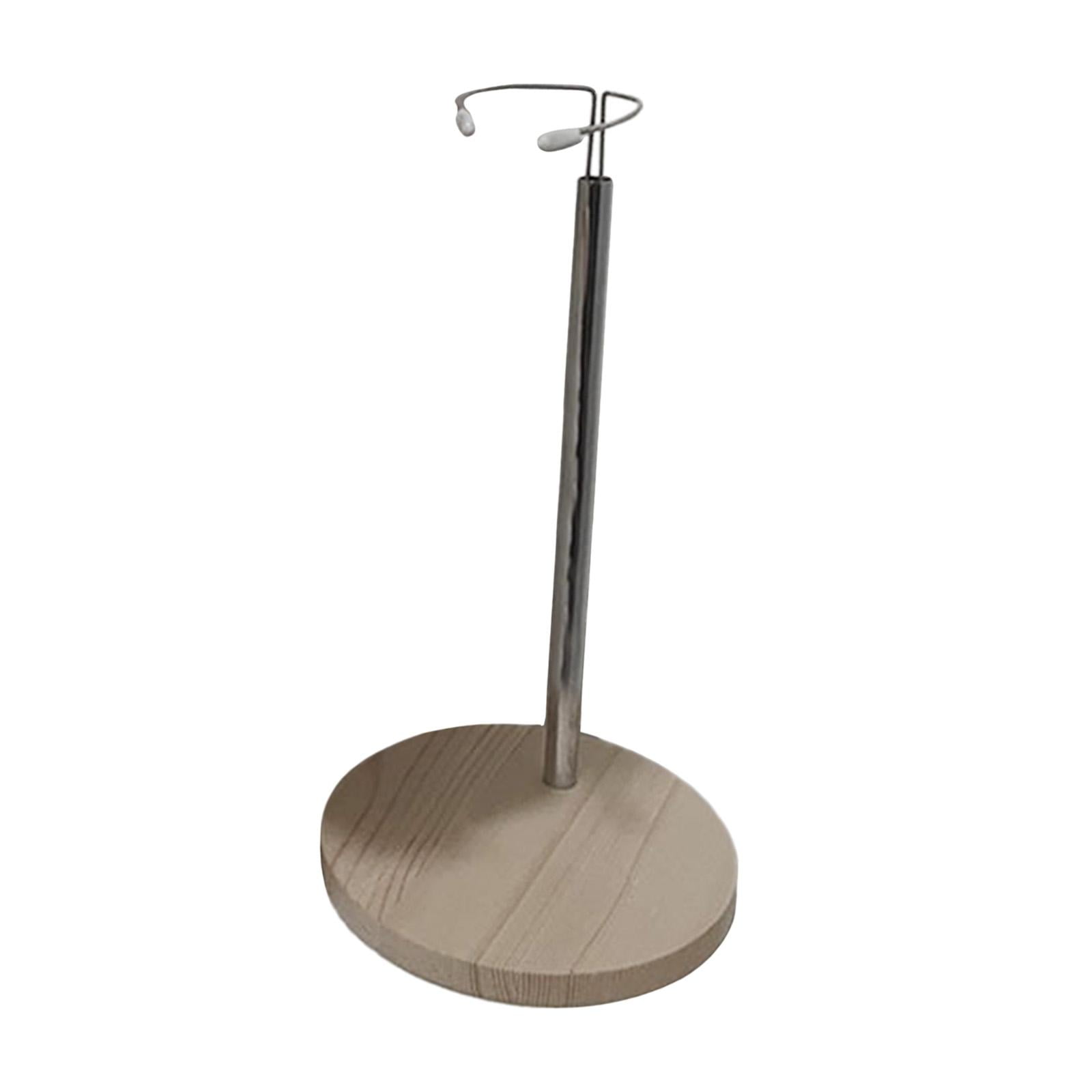 Doll Display Stand Mini Model Showing Frame Wooden Bottom Portable ...