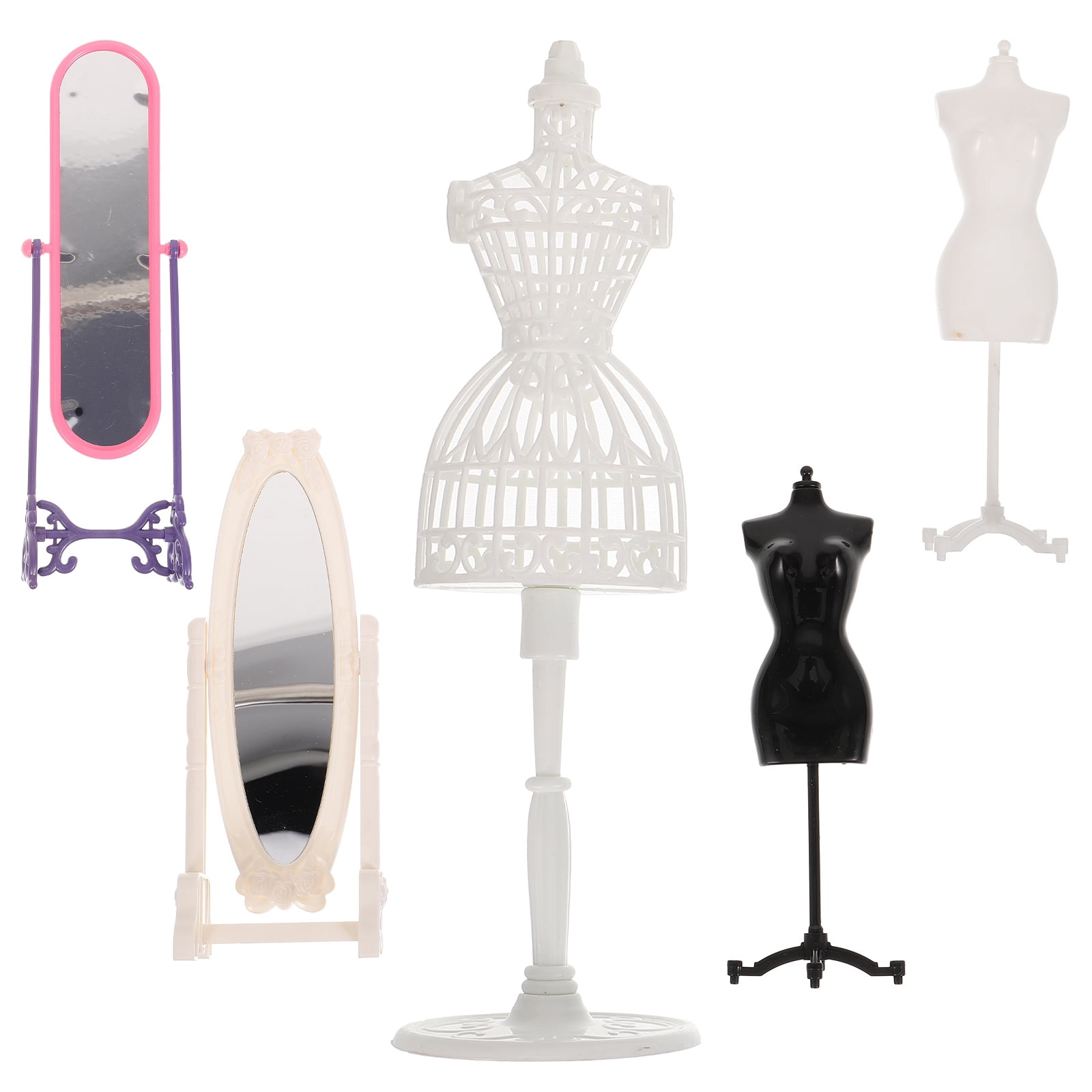 HOMEMAXS 1 Set Plastic Mini Doll Dress Display Rack for Home and ...