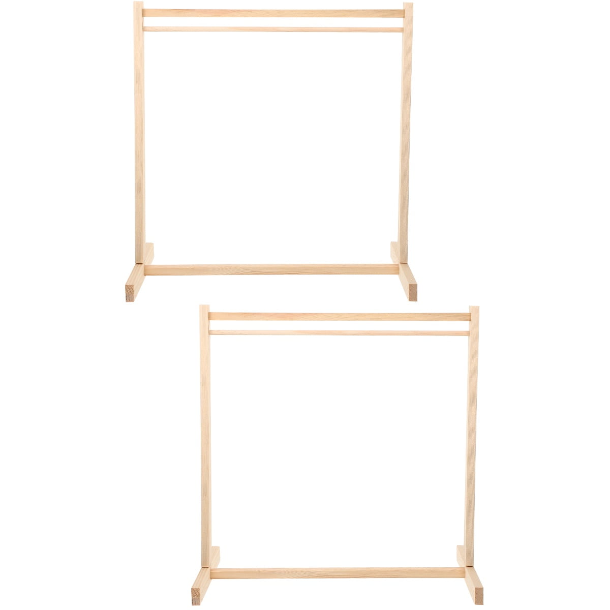 Doll Hanger Clothes Garment Rack Set of 2 Toy Coat Toys Display Shelf ...