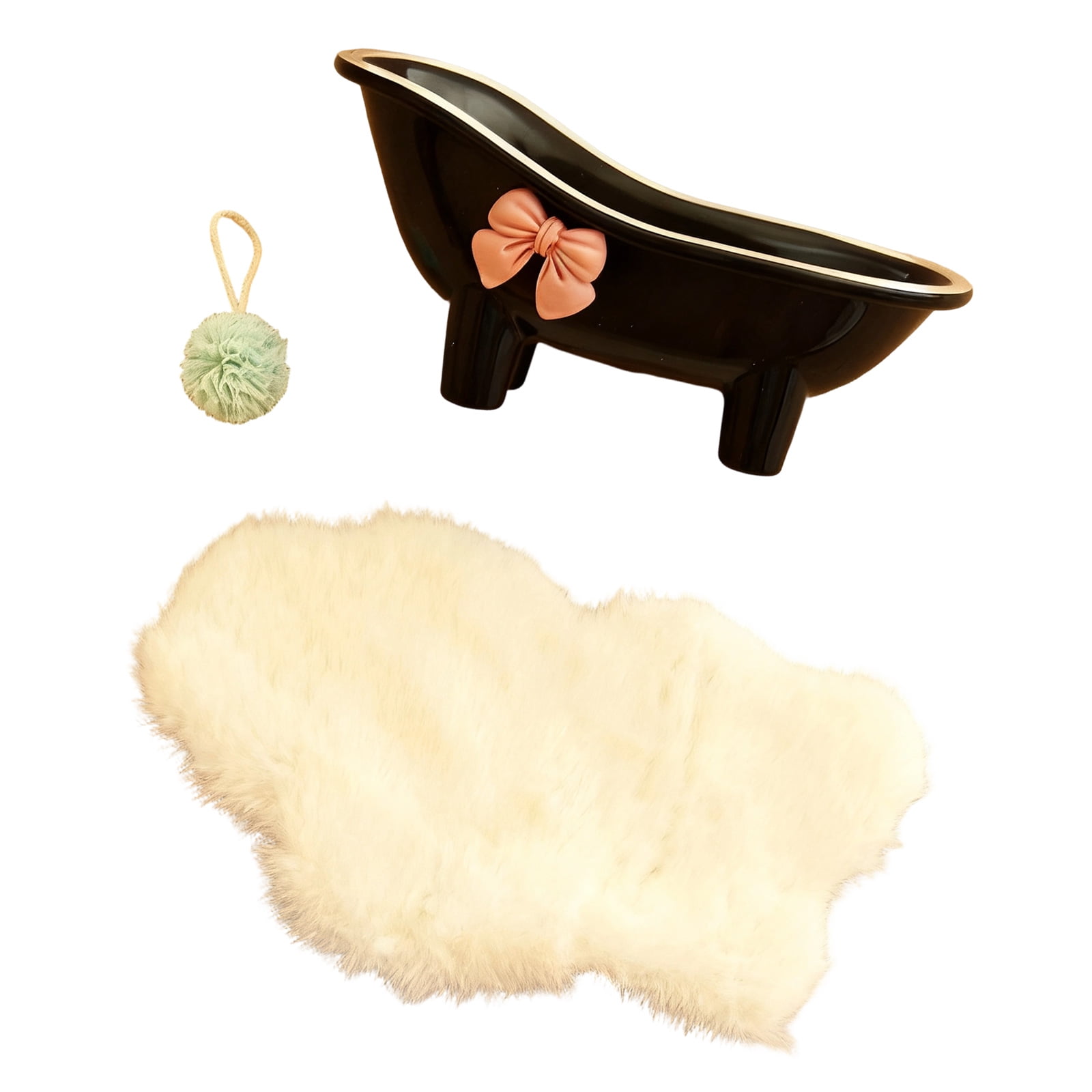 Doll House Bathtub Realistic Bathroom Furniture For Joint Doll House ...