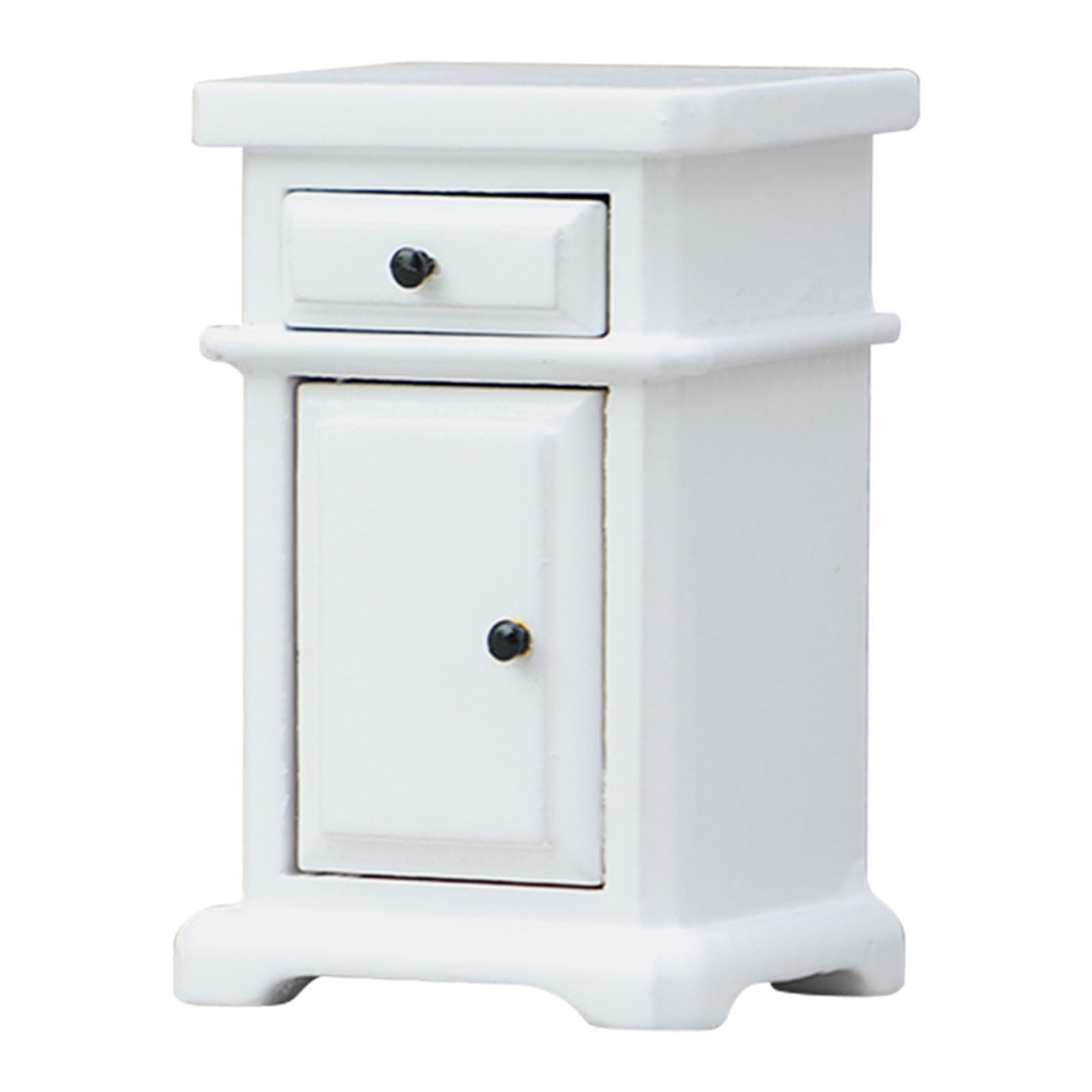 Doll House Bedroom Furniture 1/12 Scale Miniature Nightstand Model For ...