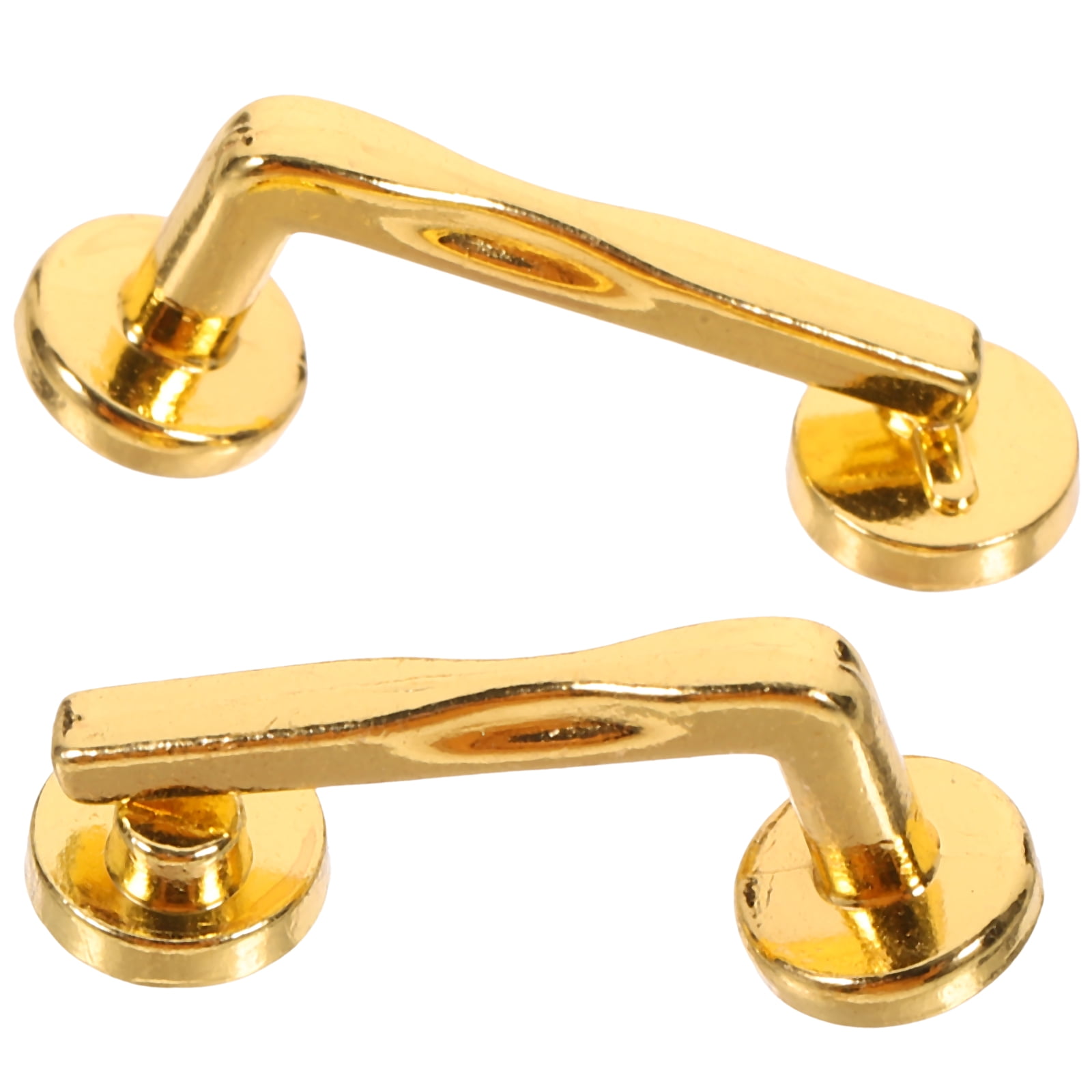 Doll House Door Lock Mini Handle Dollhouse Accessories Gold Handles ...