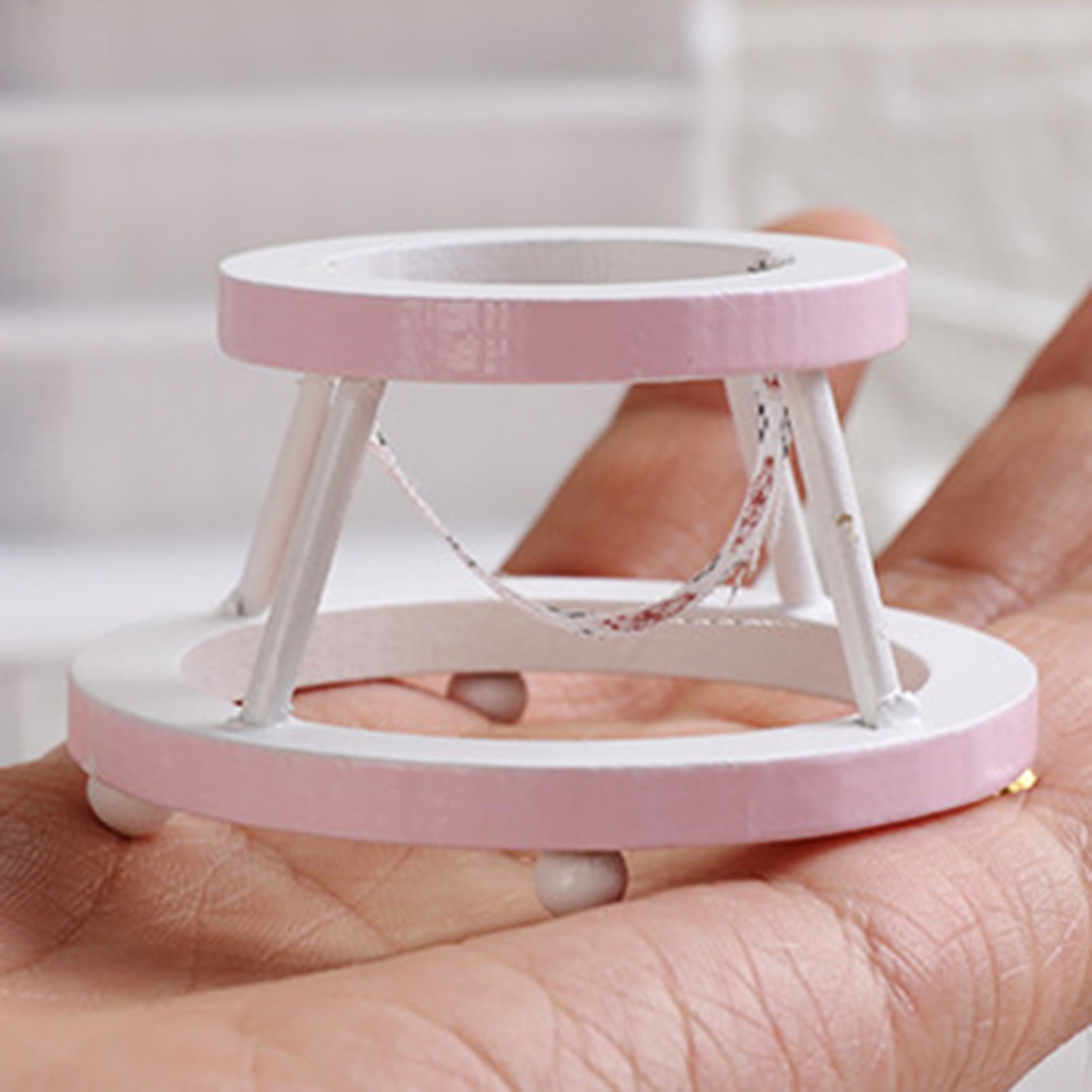 Doll House Furniture Baby Walker Mini Simulation Play Scene Model Toy ...