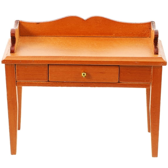 Doll House Furniture Mini Table Adornment Mini School Desk Mini Desk ...