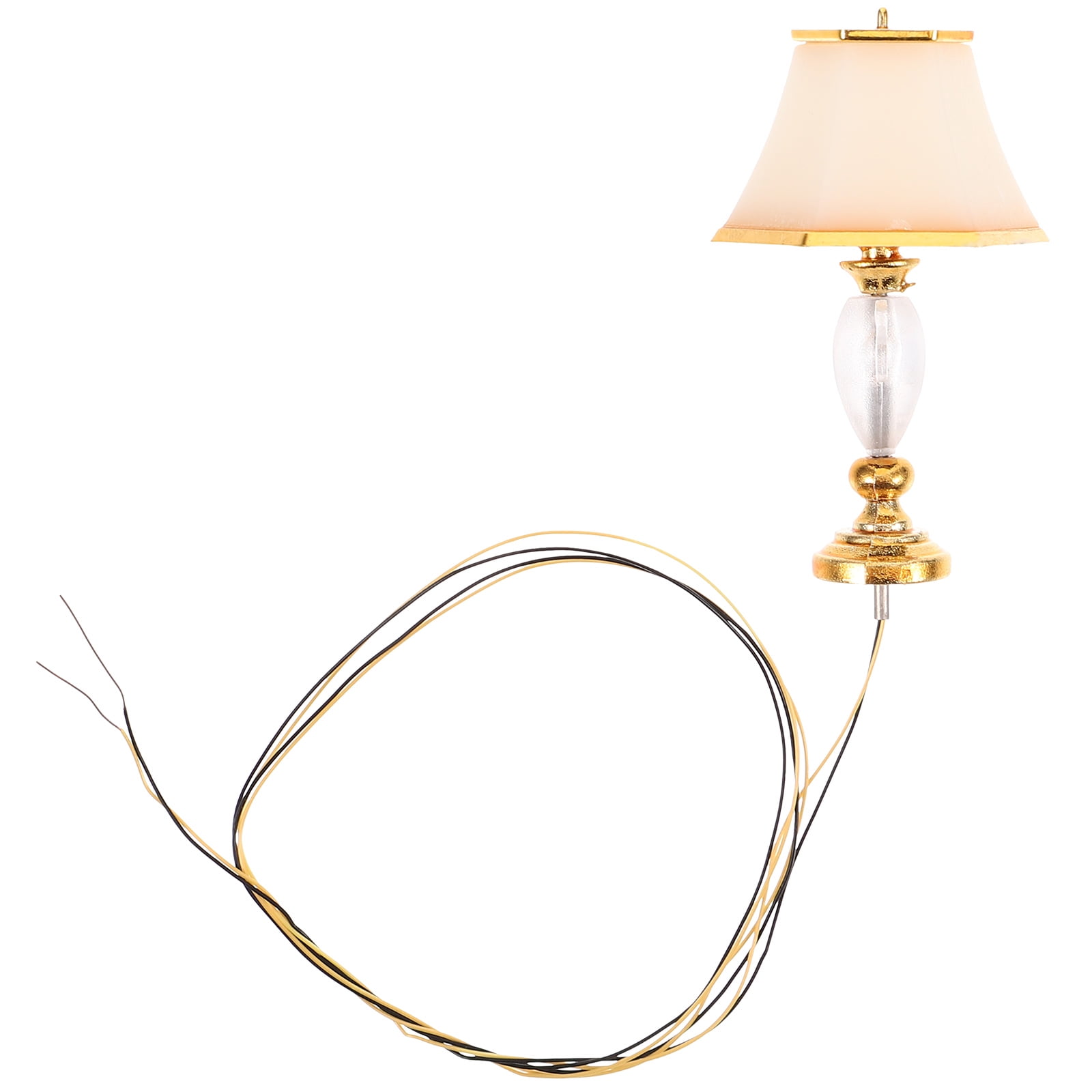 Doll House Decoration Delicate Miniature Table Lamp Model Mini Bedroom ...