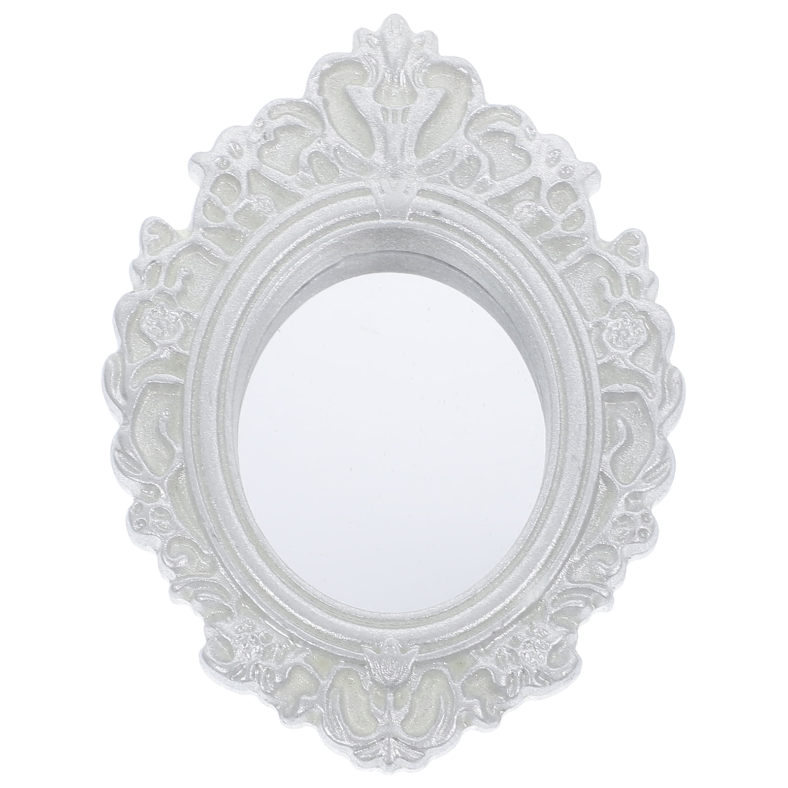 Raindrops 1Set Tiny Mirrors Set Silver Resin for Doll House Miniatures ...