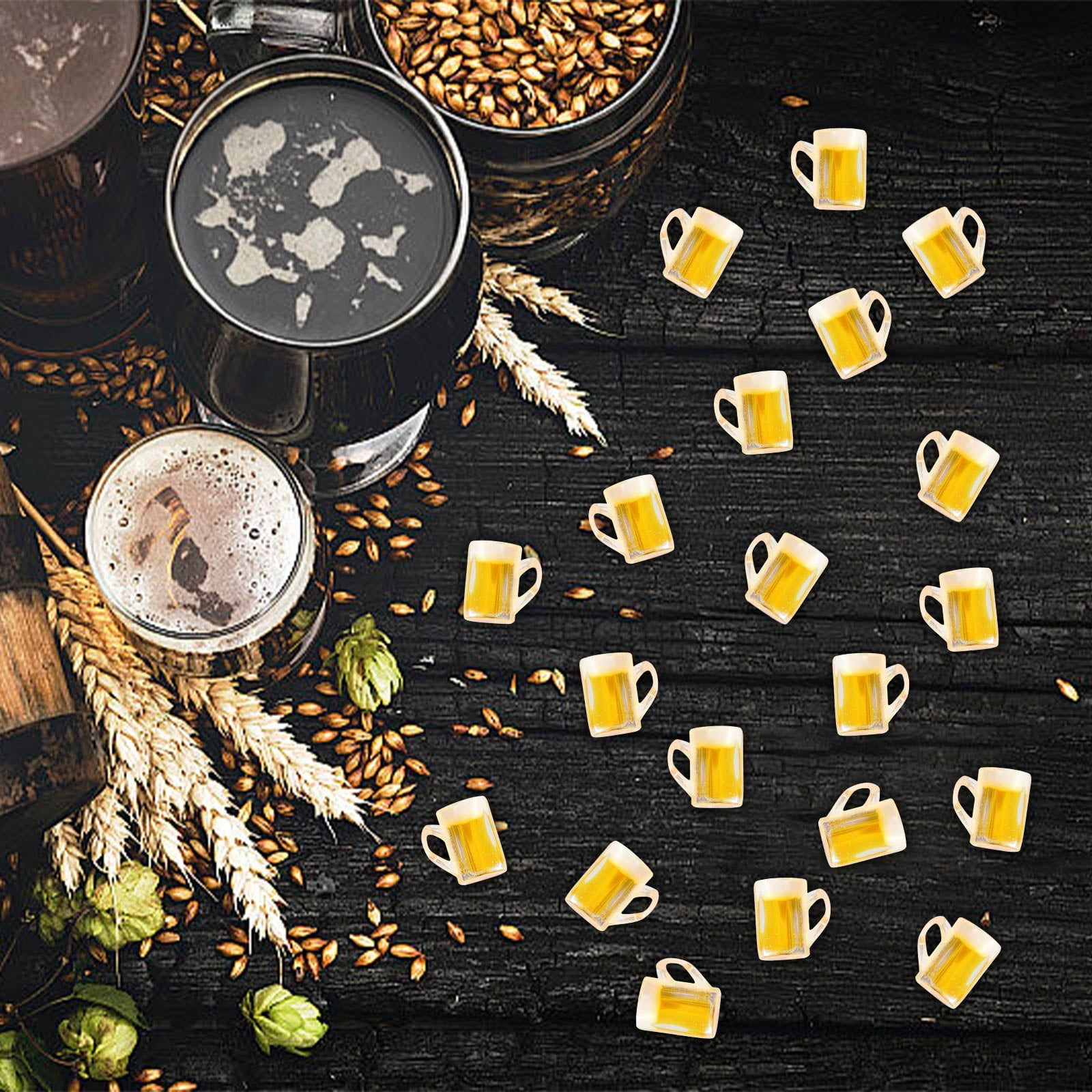 Doll House Miniature Food Play Beverage Mini Sake Beer Cup Shooting ...