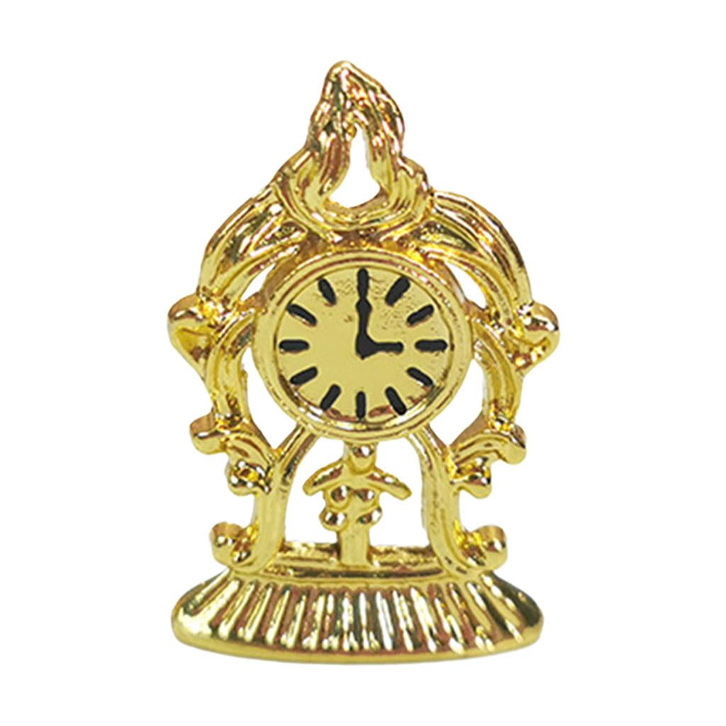 Doll House Miniatures Vintage Style Clock Art 1/12 Scale Dollhouse ...