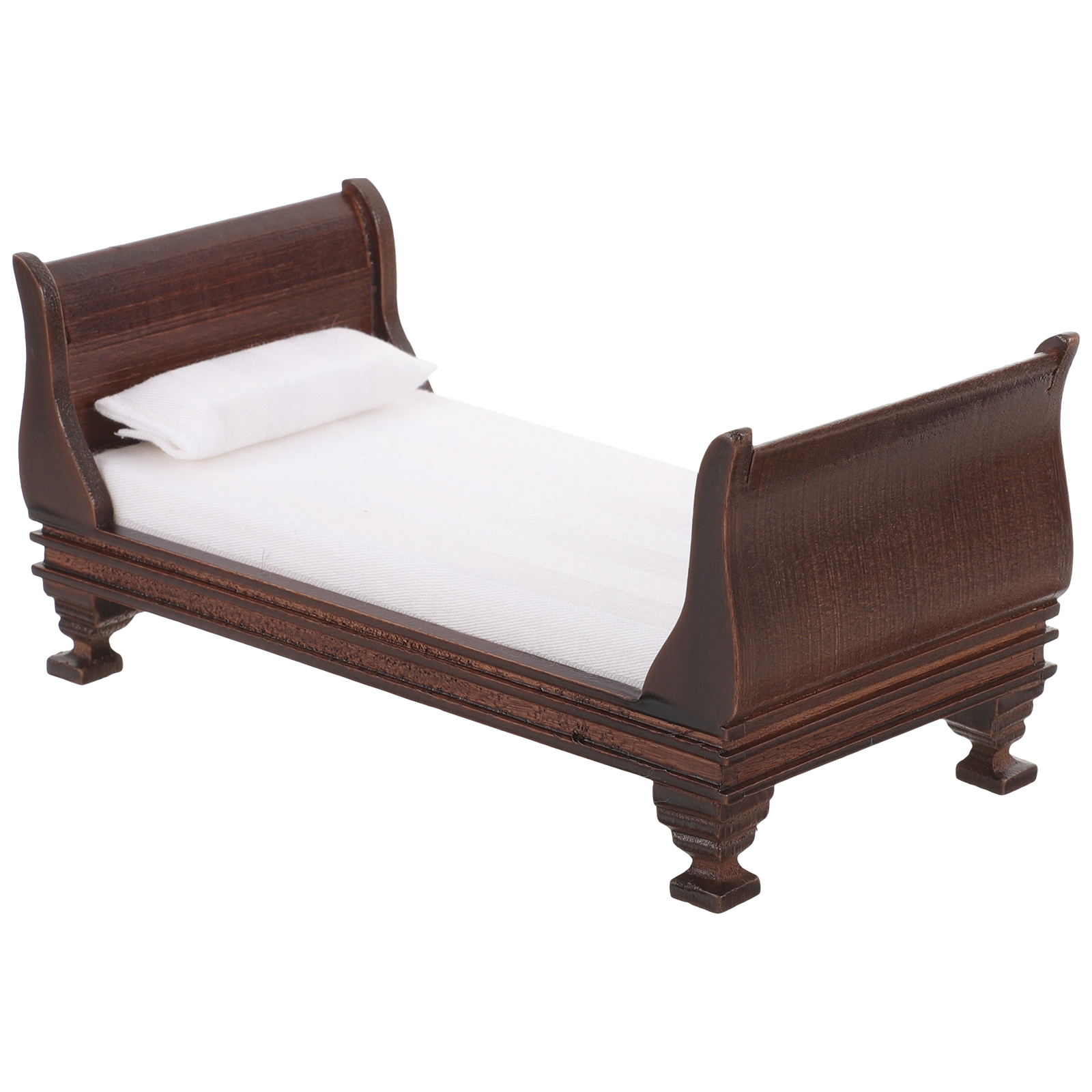 Doll House Play Scene Small Furniture Single Bed Simulation Mini ...