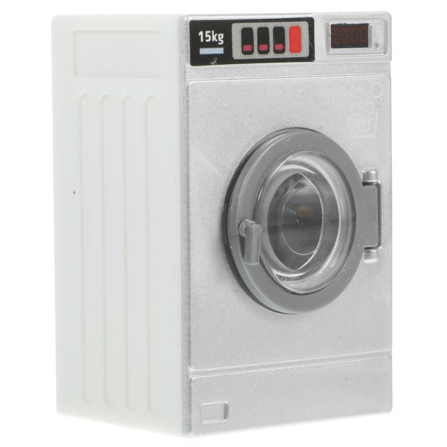 Doll House Washing Machine Plastic Miniature Washer Dryer Model for ...