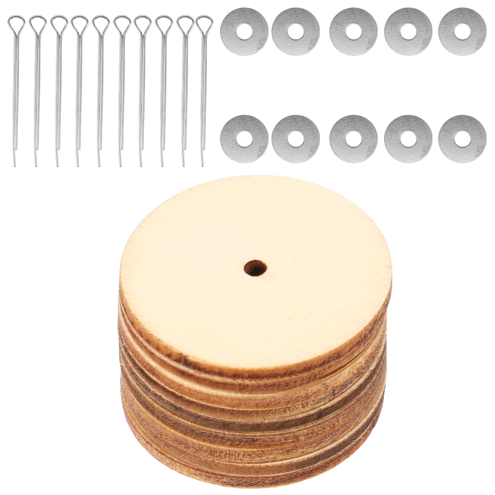 Doll Joints Accessories Wooden Fiberboard Disks Bolt DIY Toy Connector ...