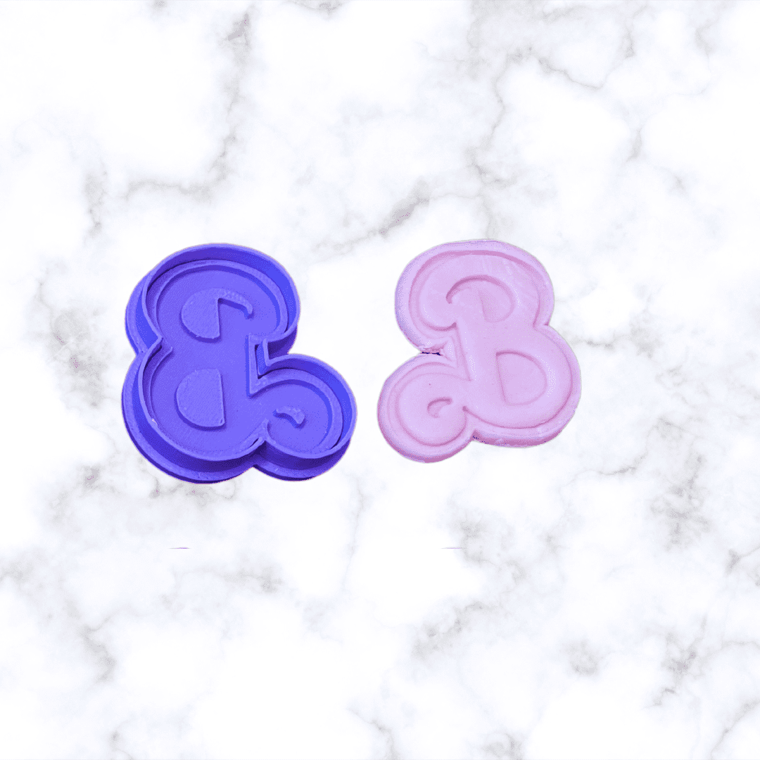Doll Letter Barbie Doll Silicone Mold or Cookie / Fondant cutter ...