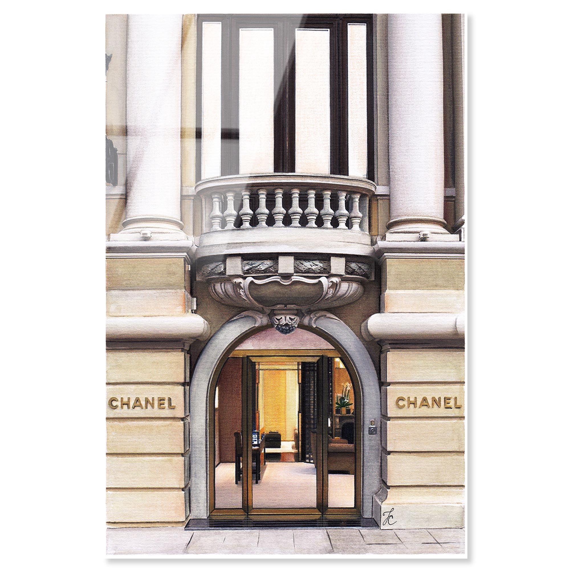 Doll Memories - Expensive Store in Paris Acrylic Fashion Wall Art by ...