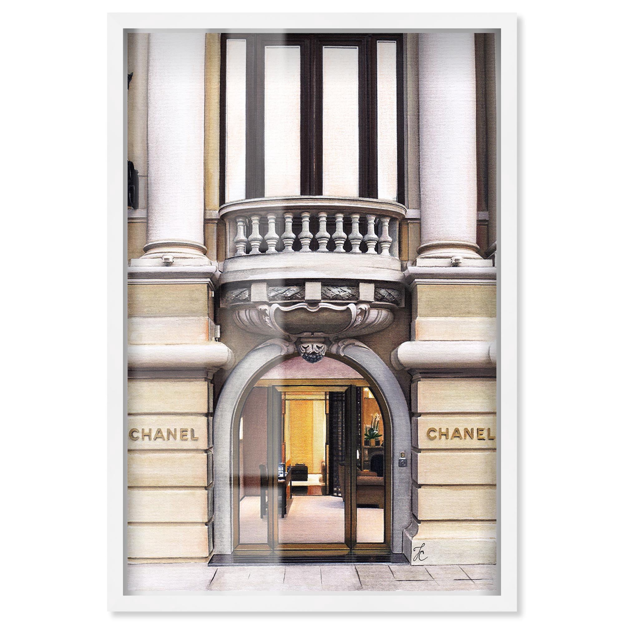 Doll Memories - Expensive Store in Paris Shadowbox Print Fashion Wall ...
