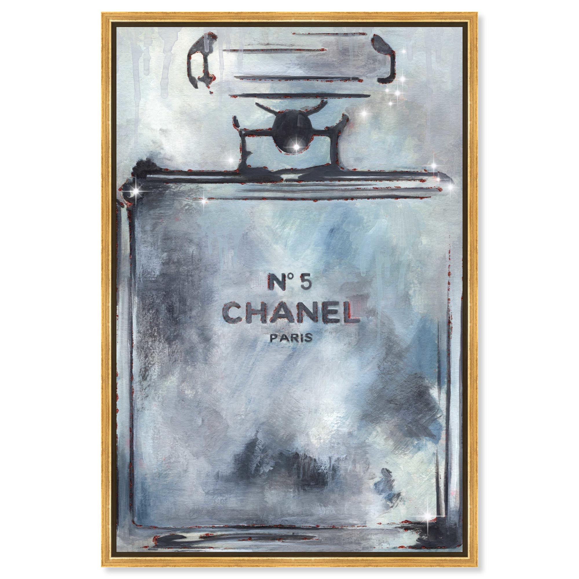 Doll Memories - Grey Perfume Canvas Fashion Wall Art by Art Remedy ...