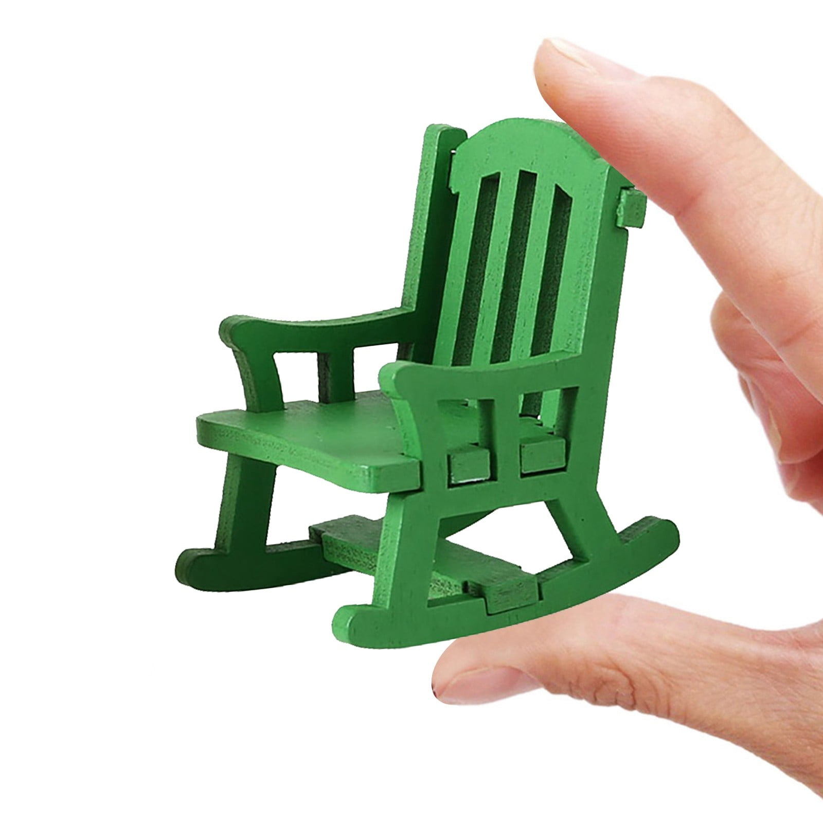 SumllaryDoll Miniature Furniture Wooden DIY Table And Chair Pretend Toy ...