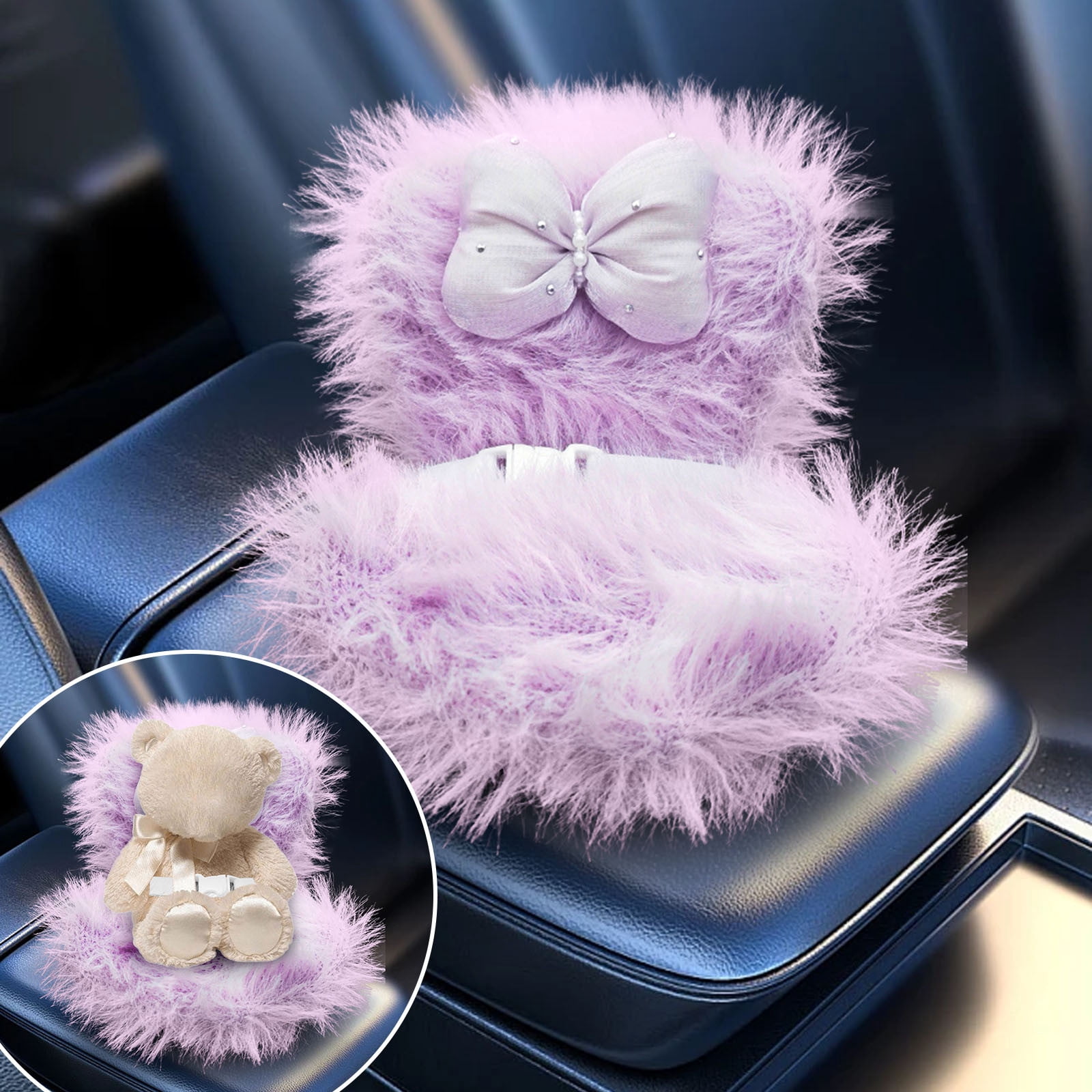 Doll Safety Seat Cute Plush Toy Car Interior Decor Air Function ...