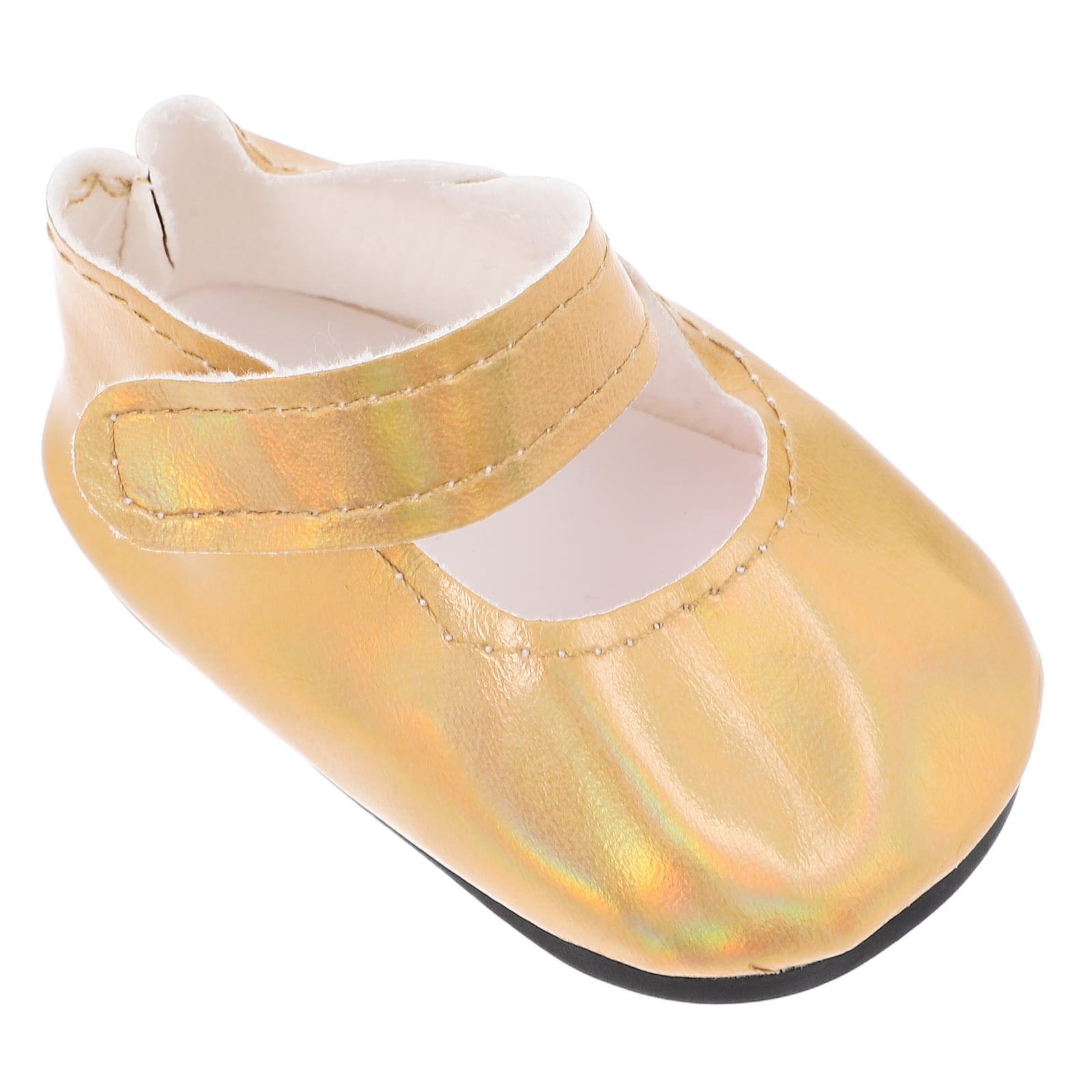 Doll Shoes Baby Reborn Dolls Boots for Girls Newborn Golden - Walmart.com