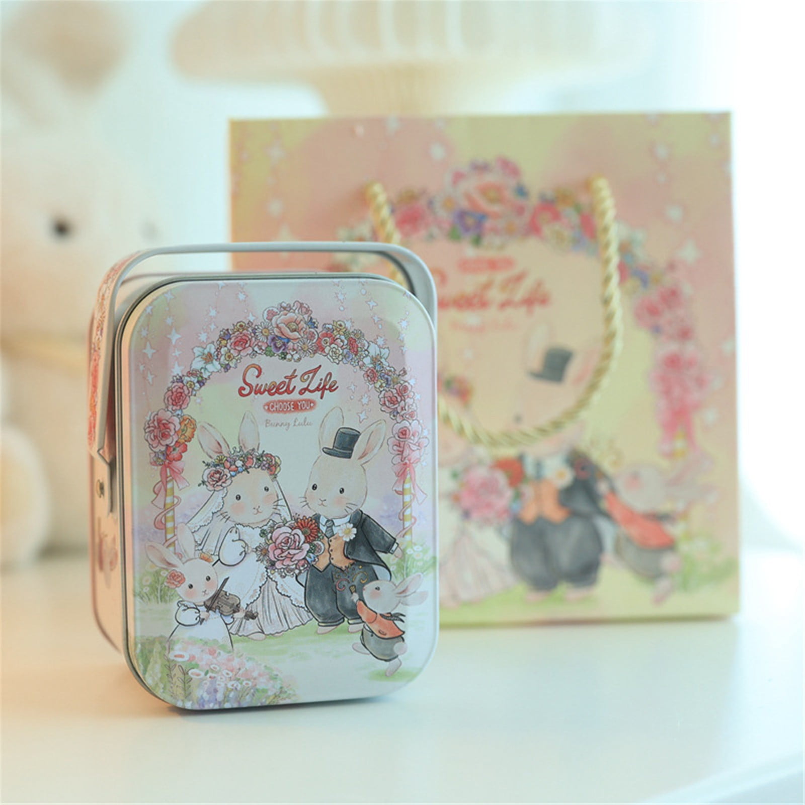 Doll Storage Box Pink Storage Case Color:Pink Material:Stainless Steel ...