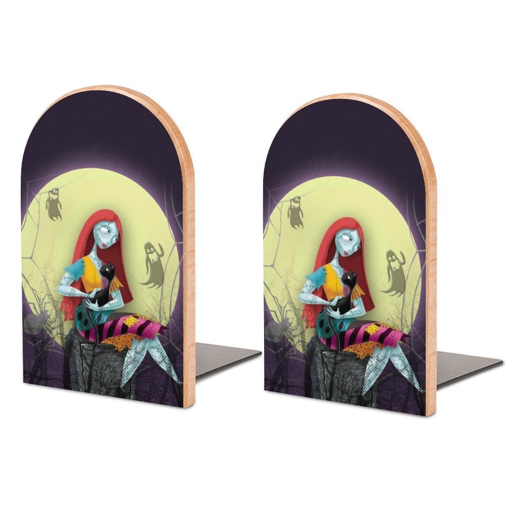 Doll The Nightmare Before Christmas Bookends Wood Book Divider ...
