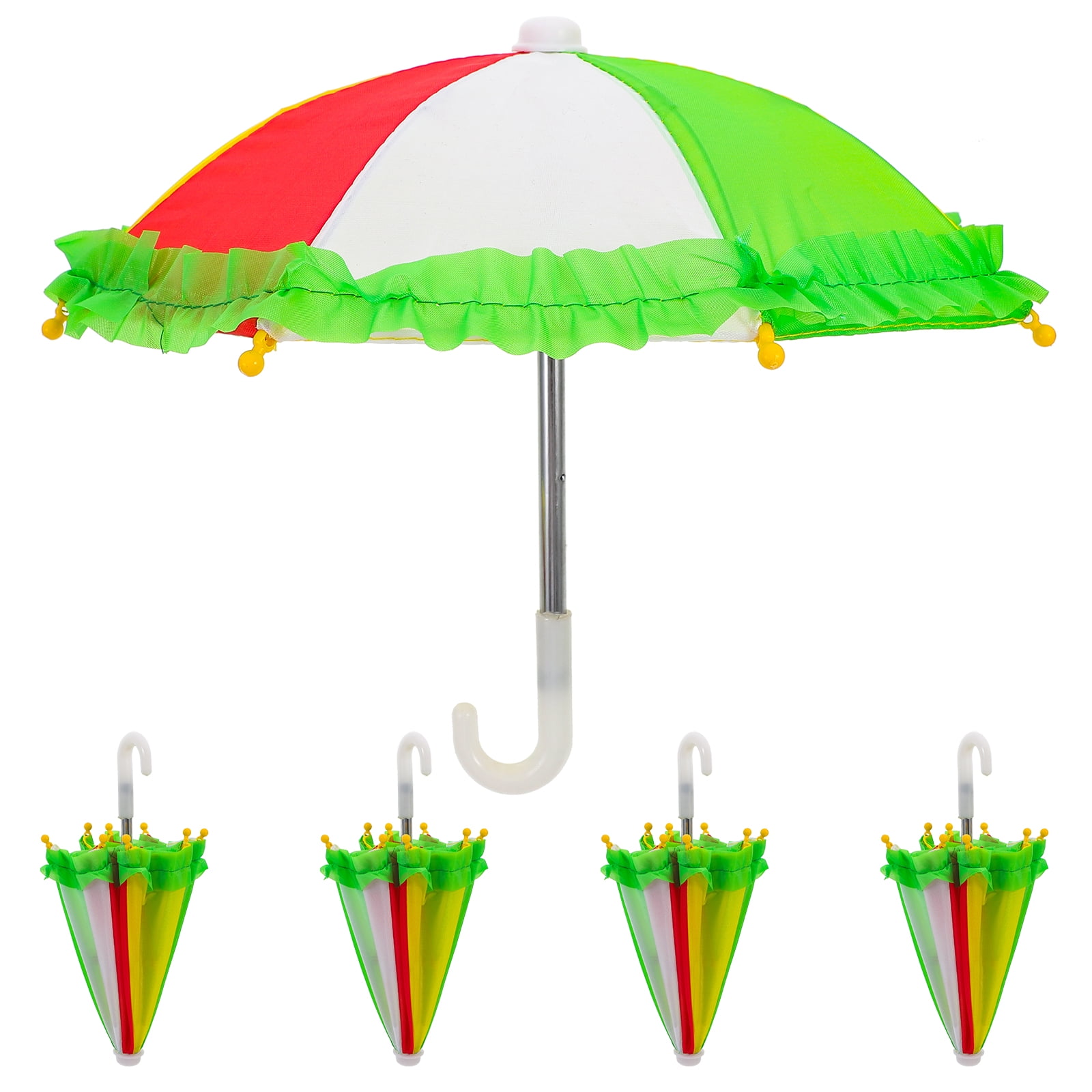 Doll Travel Play Toy Mini Umbrella House Ornament Children's Lace Baby ...