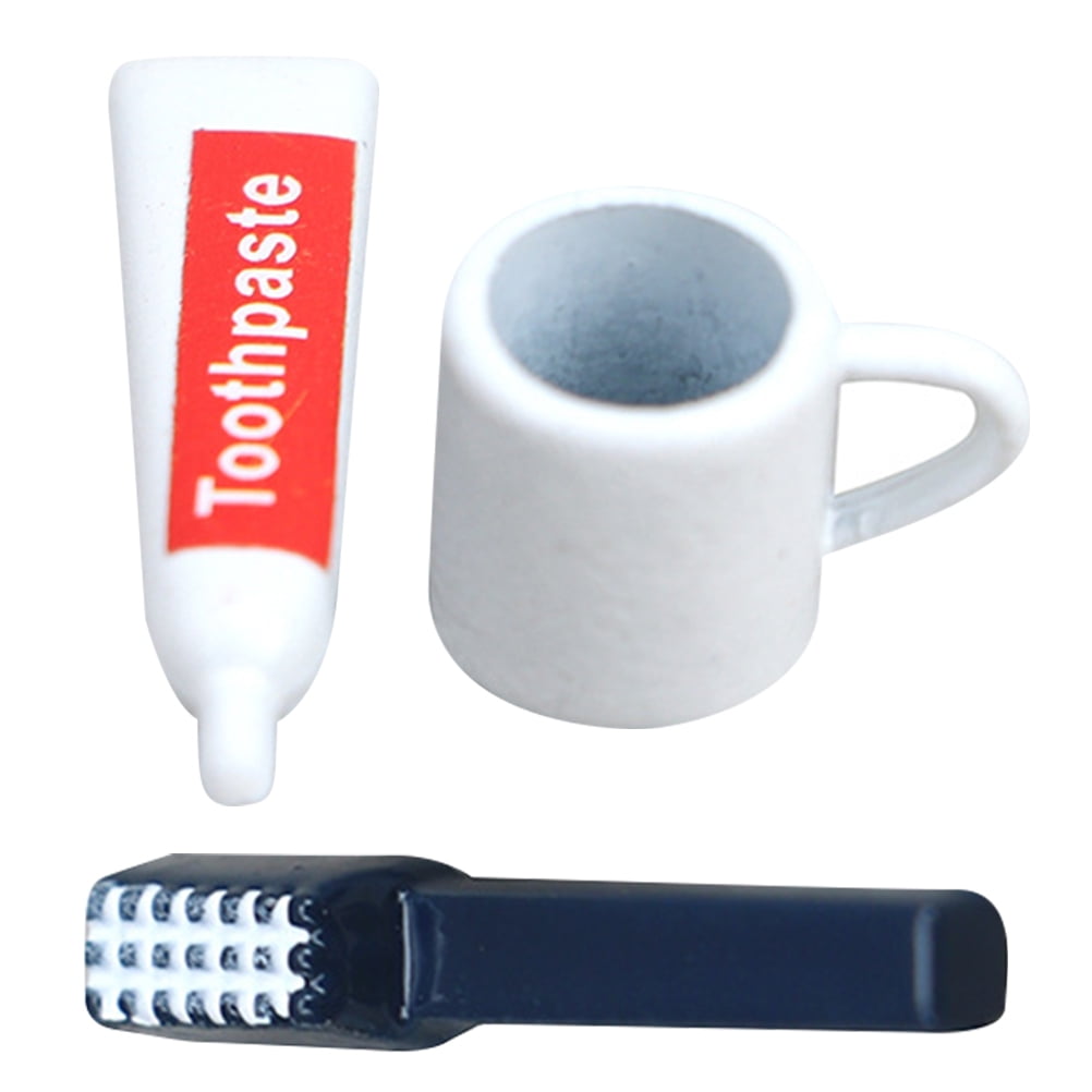 Doll Wash Landscaping Miniature Toy Childrens Toothpaste Accessories ...