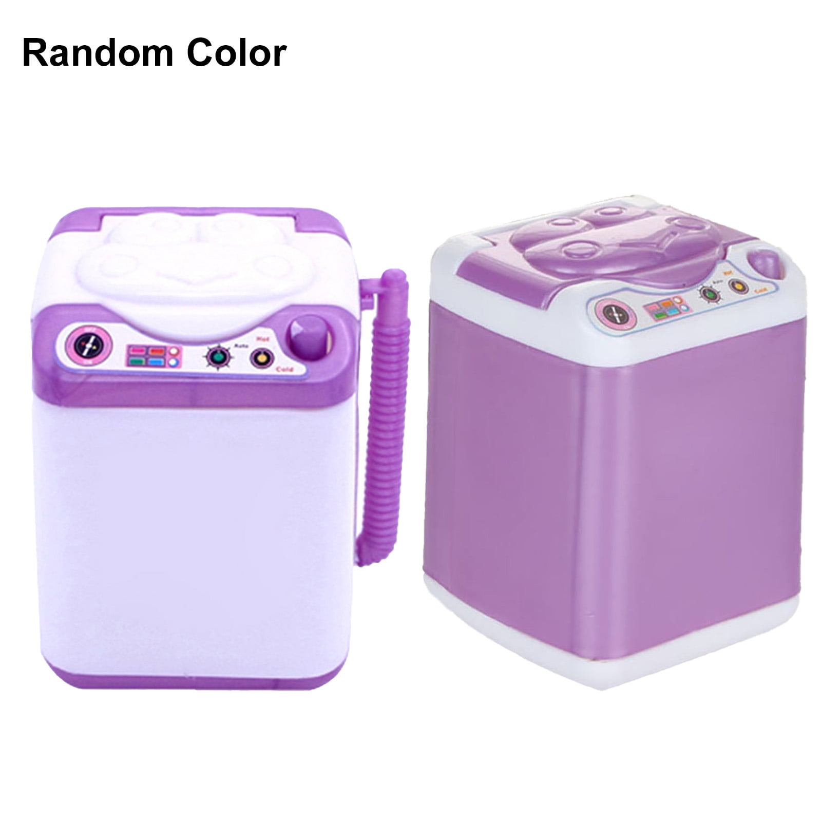 Doll Washing Machine Cute Colorfast Silicone Mini Washing Machine Toy ...