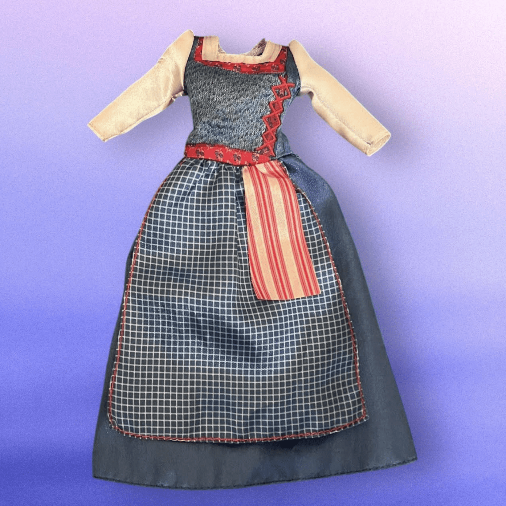 Doll accessory dress only EMMA WATSON BASED BELLE FROM MOVIE BEAUTY AND ...
