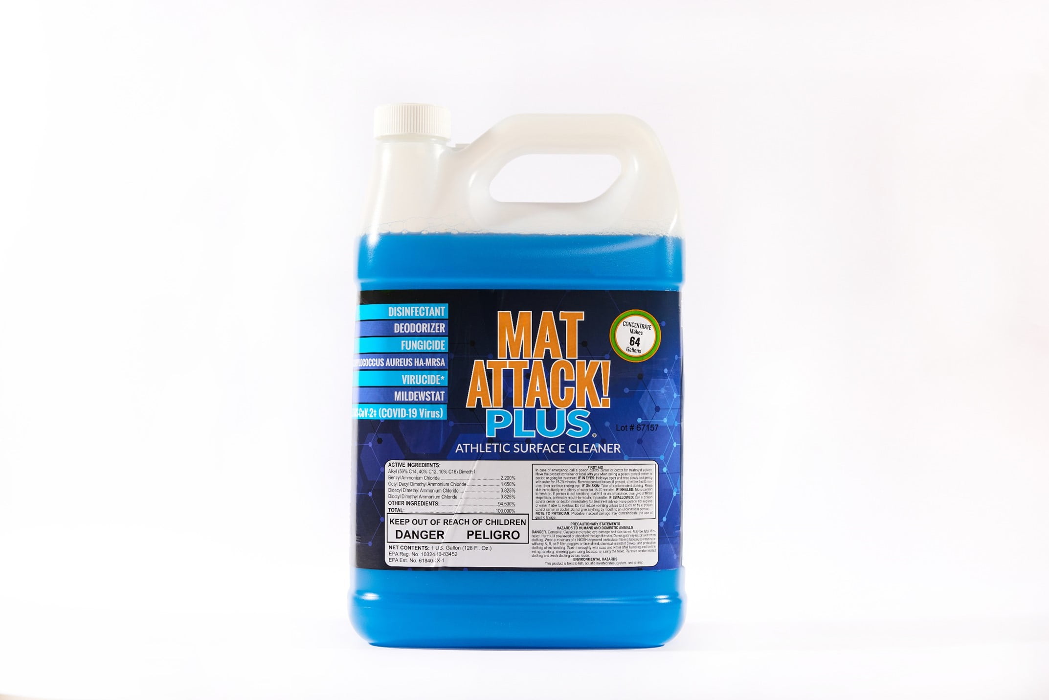 Dollamur Mat Attack! PLUS® Gym & Yoga Mat Cleaner, Hygienic Cleaner for ...