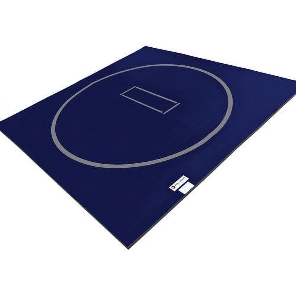 Dollamur Large 10' x 10' Training Practice Wrestling Mat, Navy Blue ...