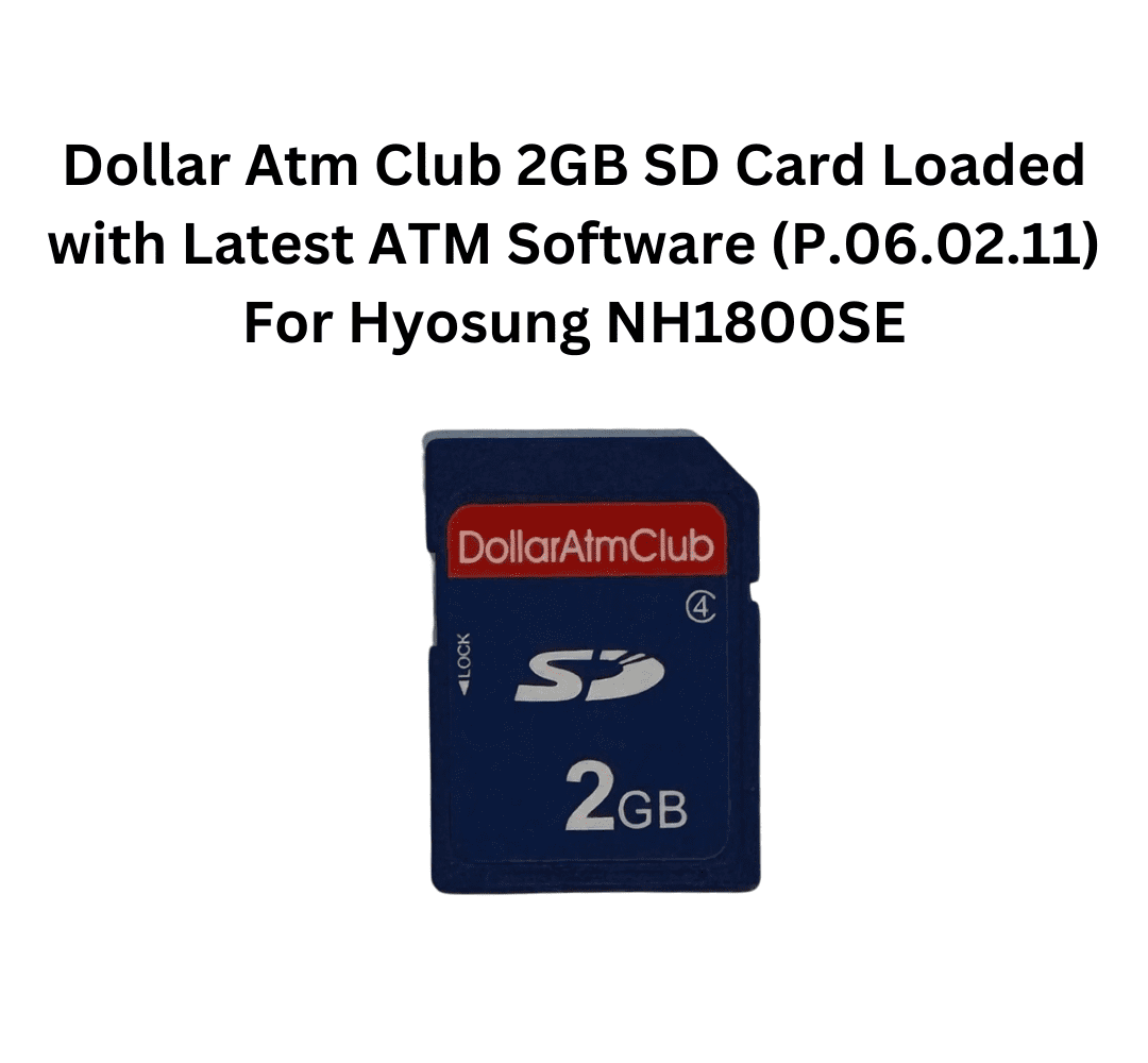 Dollar Atm Club 2GB SD Card Loaded with Latest ATM Software (P.06.02.11 ...