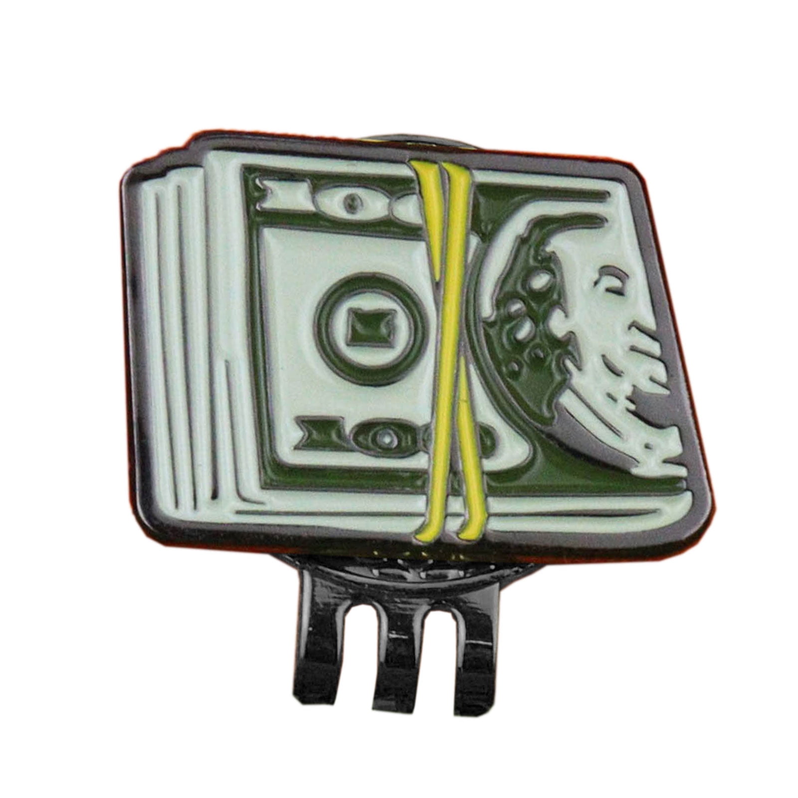 Dollar Bill Golf Markers with Metal Hat Clip Golf Bag Accessory Golf ...