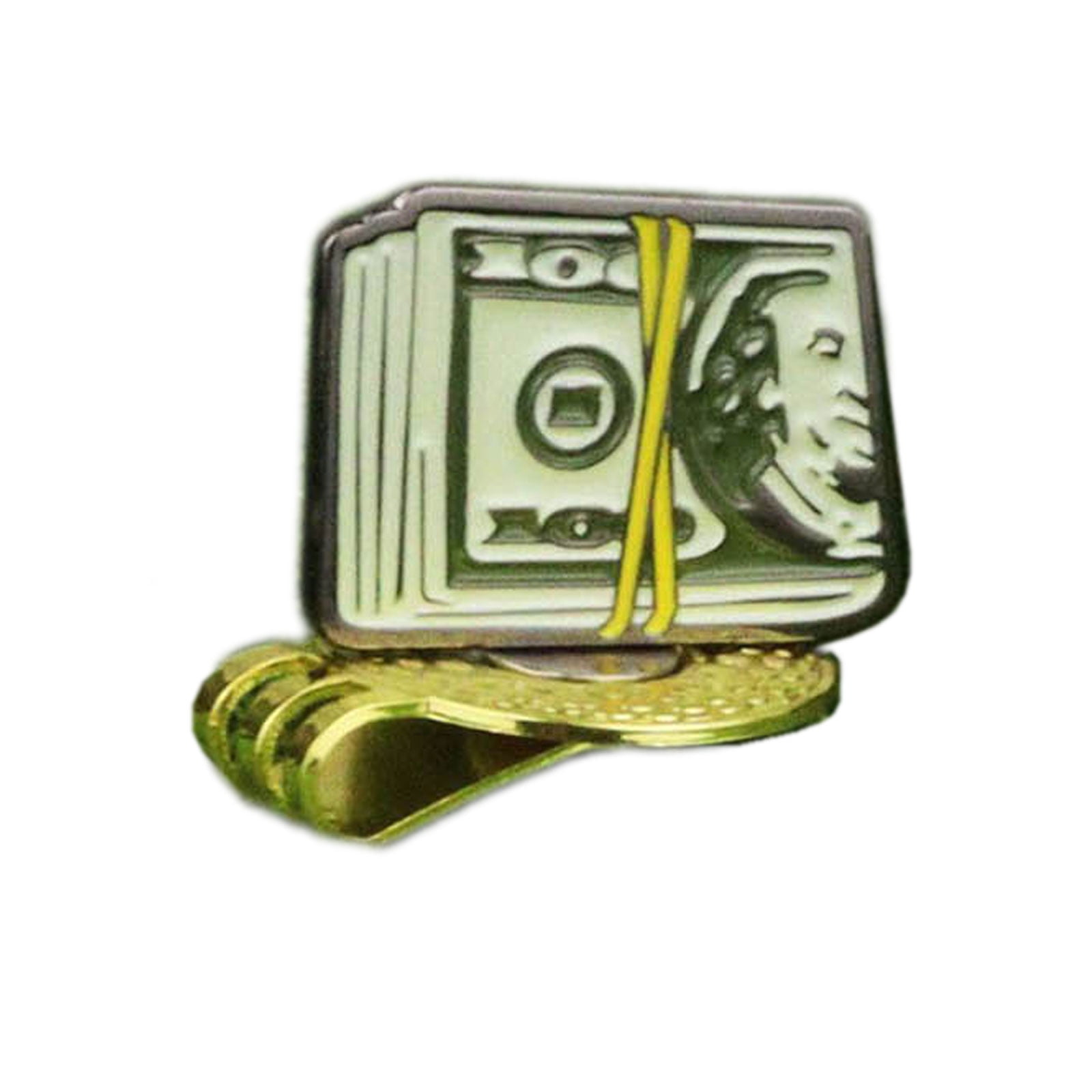 Dollar Bill Golf Markers with Metal Hat Clip Golf Bag Accessory Golf ...