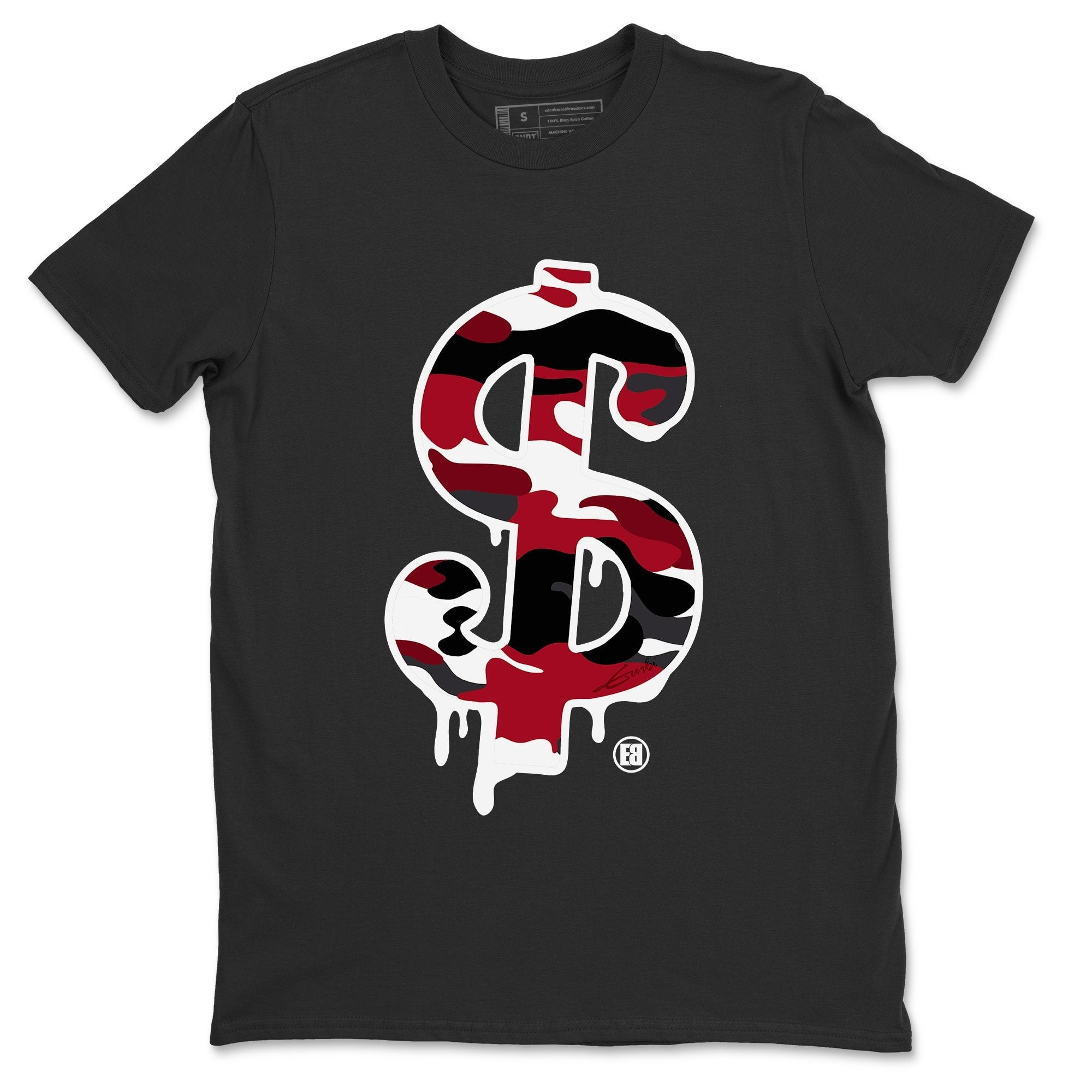 Dollar Camo AJ1 Satin Red Sneaker Matching Top - Jordan 1 Satin Snake ...