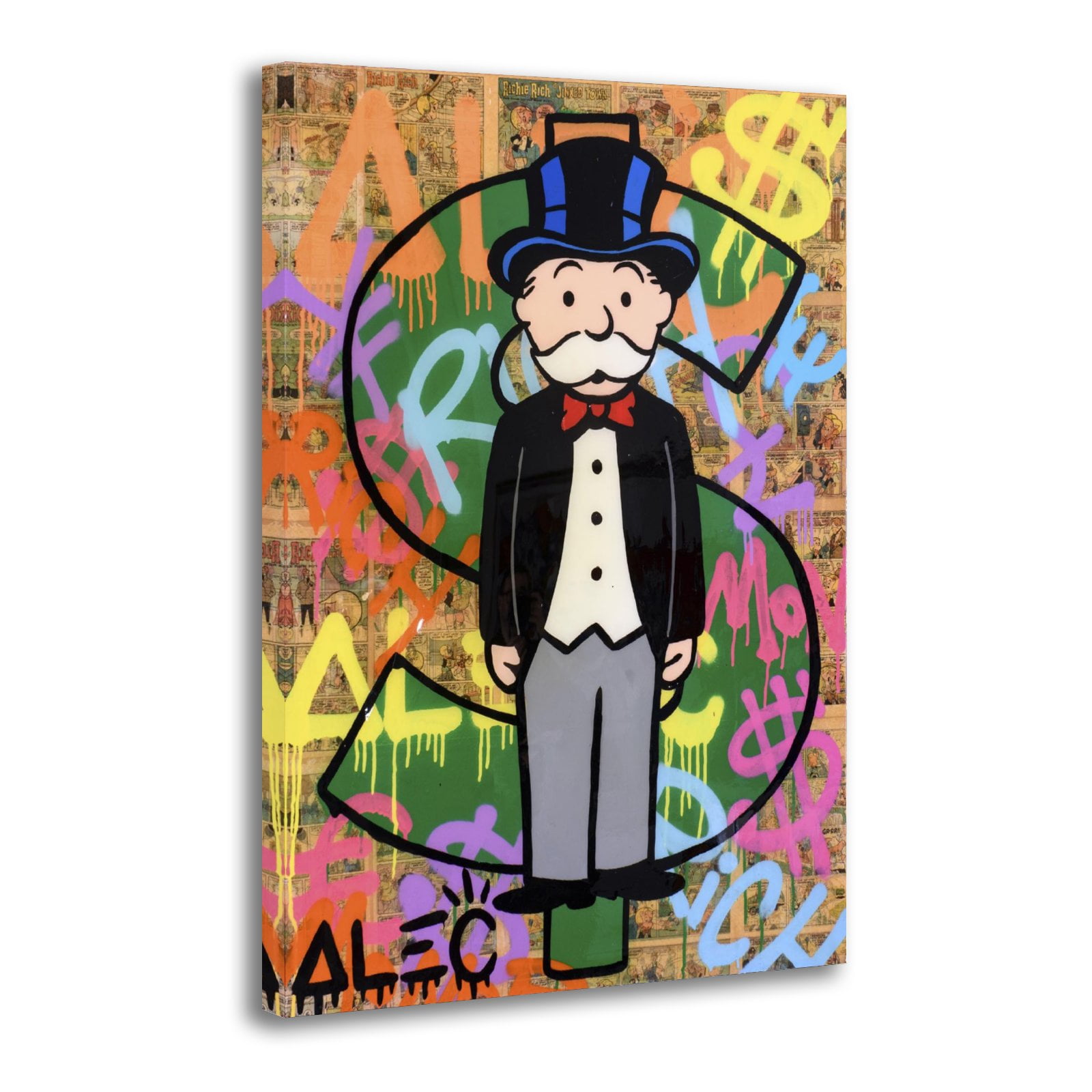 Dollar Mr Alec-Monopolys Man Home Decor Poster Wall Art Hanging Picture ...