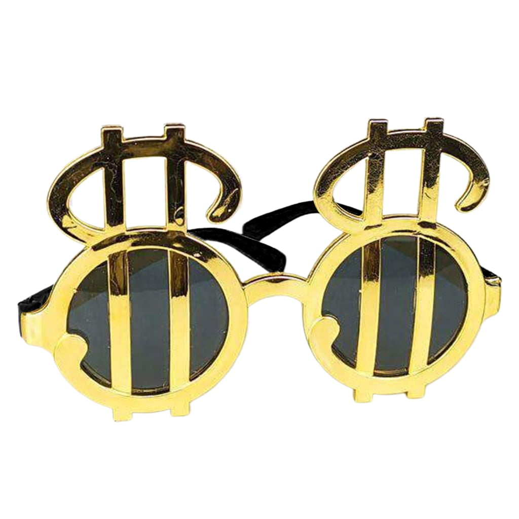 Dollar Shape Props Glasses Photo Booth Funny Birthday Dollar Glasses ...