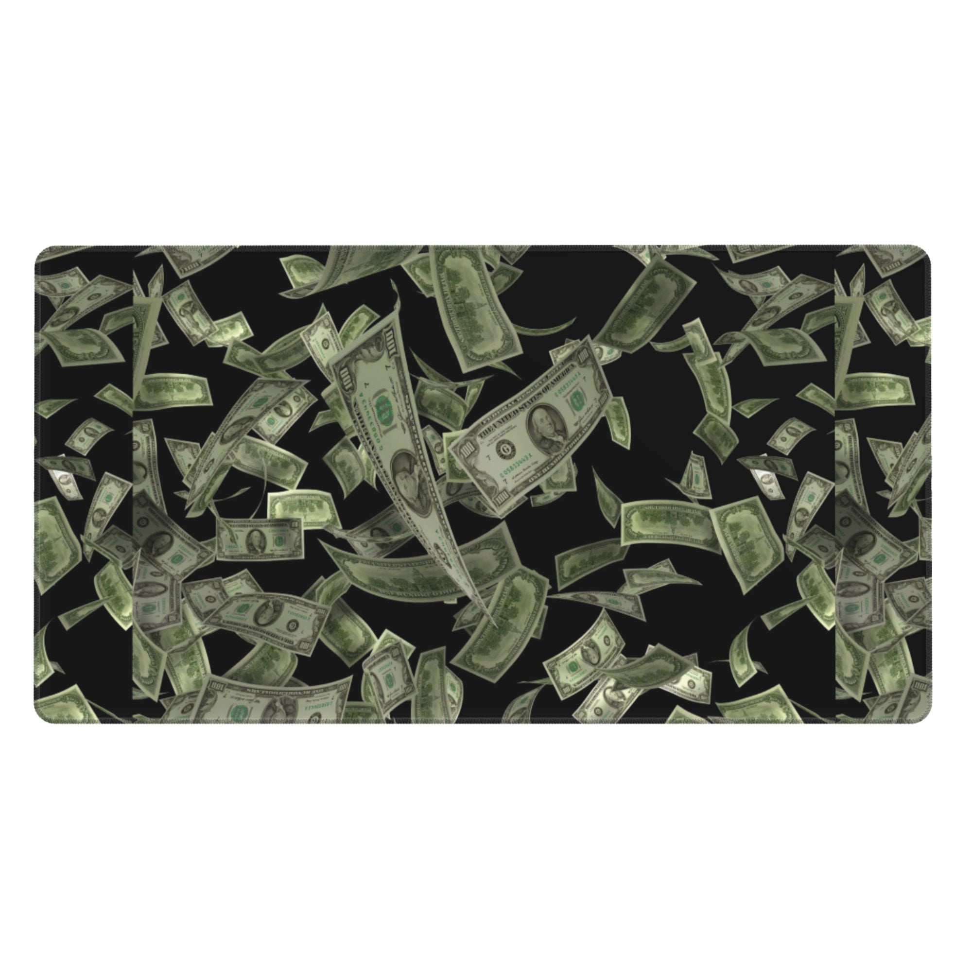 Dollar Sign Money Large Gaming Mouse Pad, Large Keyboard Pad,Desk Pad ...