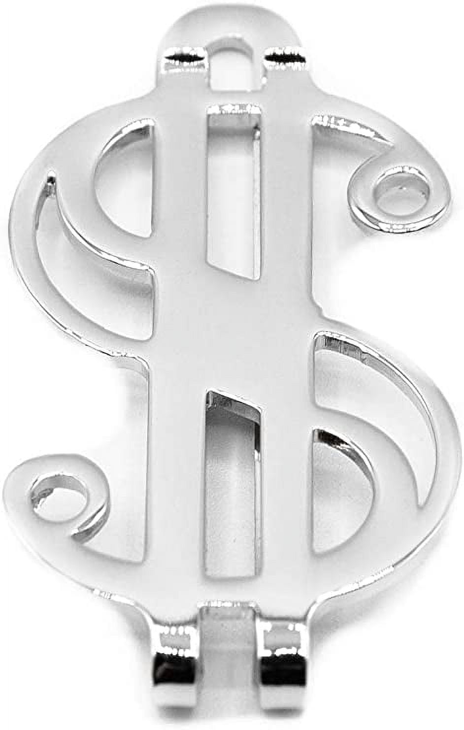 Dollar Sign Stainless Steel Hinged Money Clip - Walmart.com