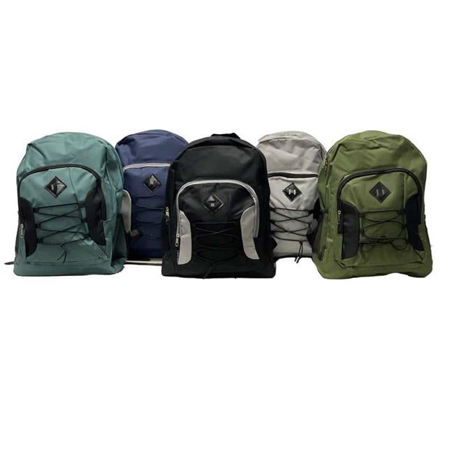 DollarDays 2375782 15 in. 5 Assorted Color Backpacks - Case of 24 ...
