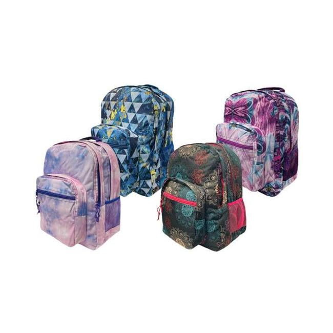 DollarDays 2375785 17 in. Assorted Design Premium Backpacks - Case of ...