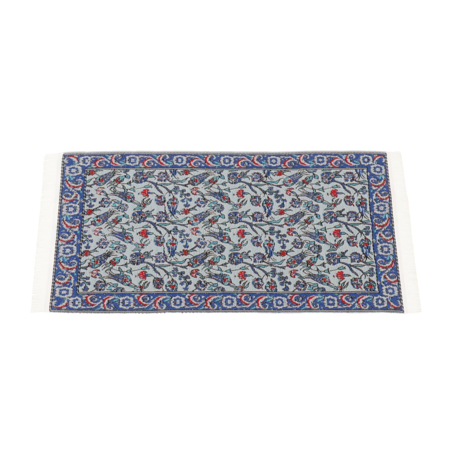 Dollhouse Area Rug Rectangle Doll House Welcome Mat for 1:12 Scale ...