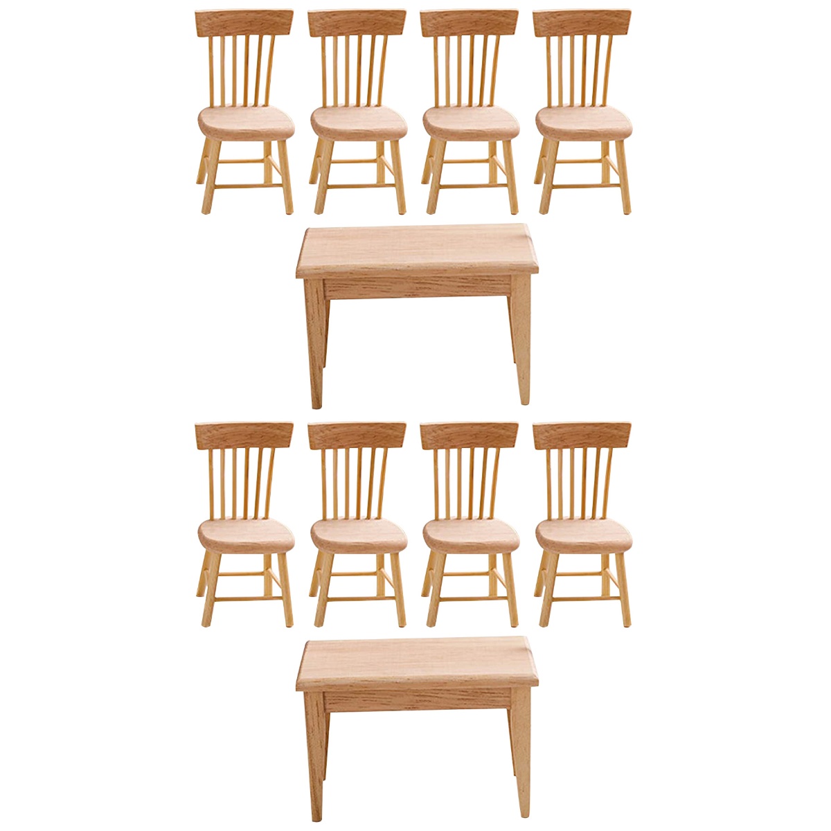 Dollhouse Chair Decorations Chairs Role Play Toys for Kids Miniature ...