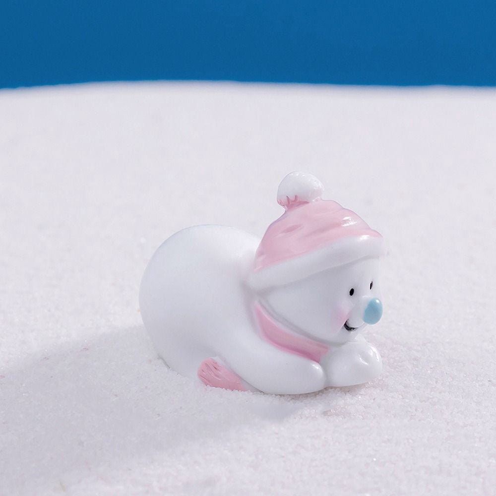 Dollhouse Creative Christmas Micro Landscape DIY White Desktop Knick ...