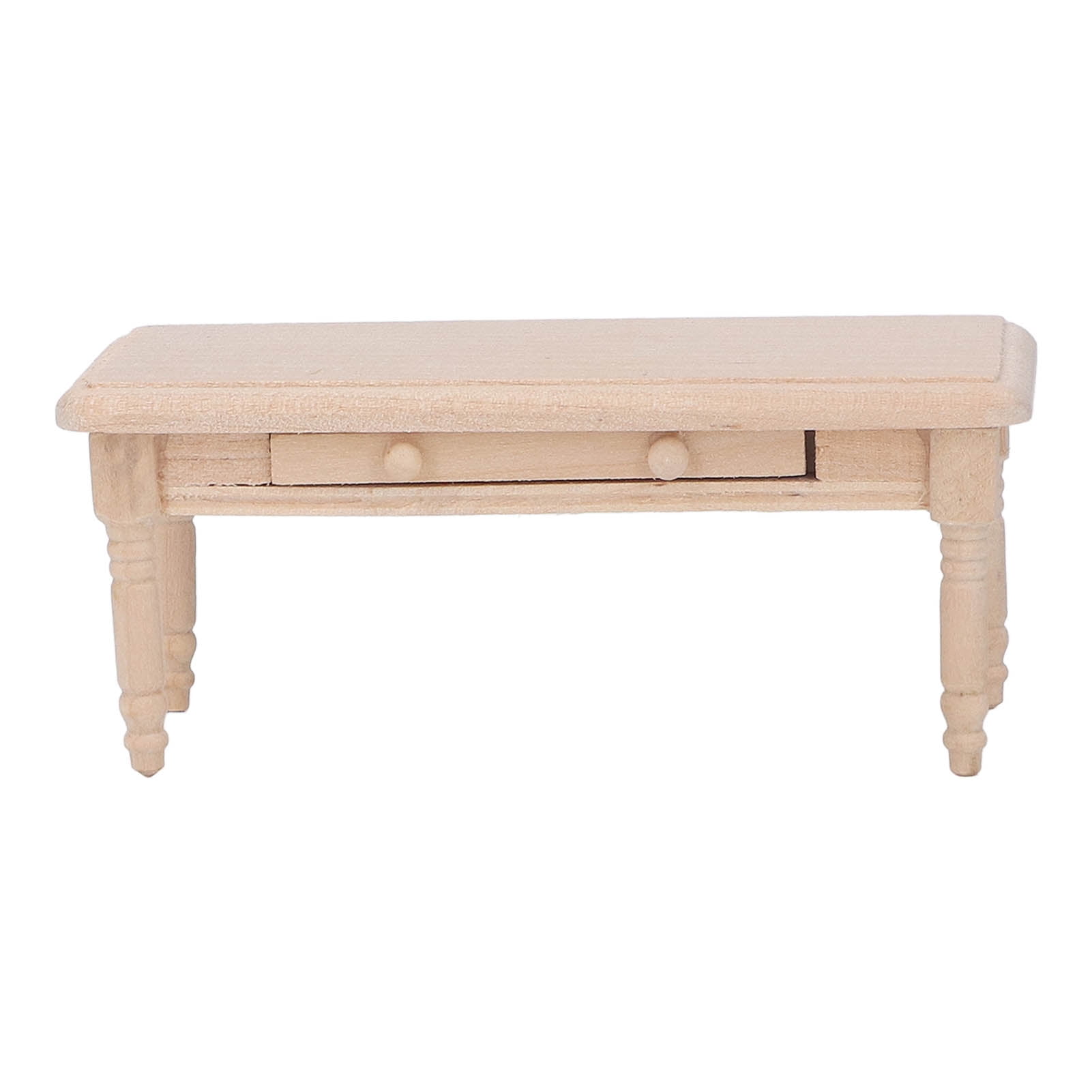 Dollhouse Dining Table 1:12 Scale Simple Elegant Design Durable Wood ...